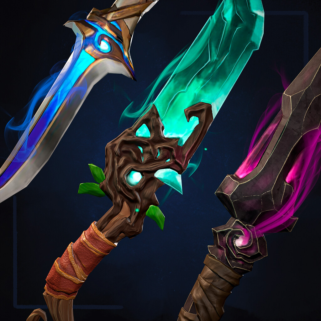 ArtStation - Stylized daggers