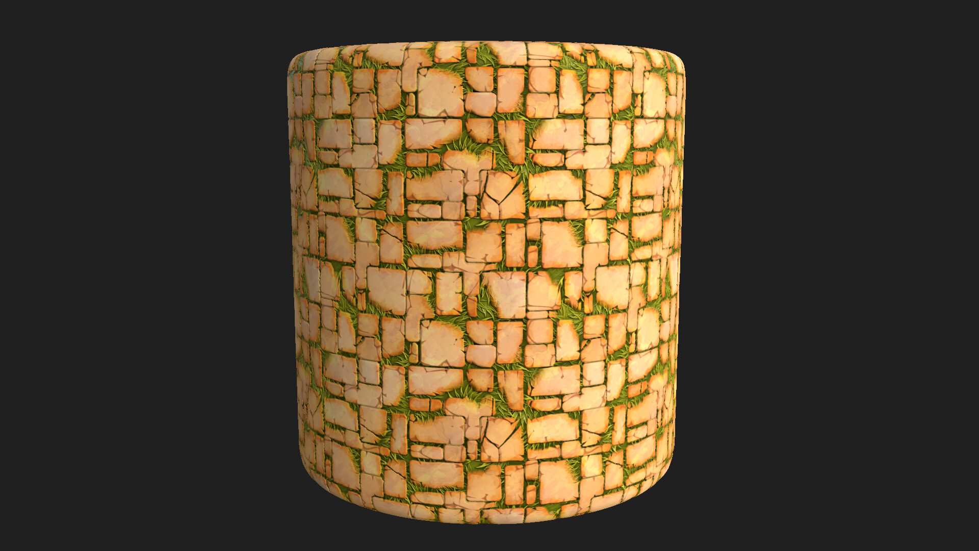 ArtStation - Stylish Cracked Brick