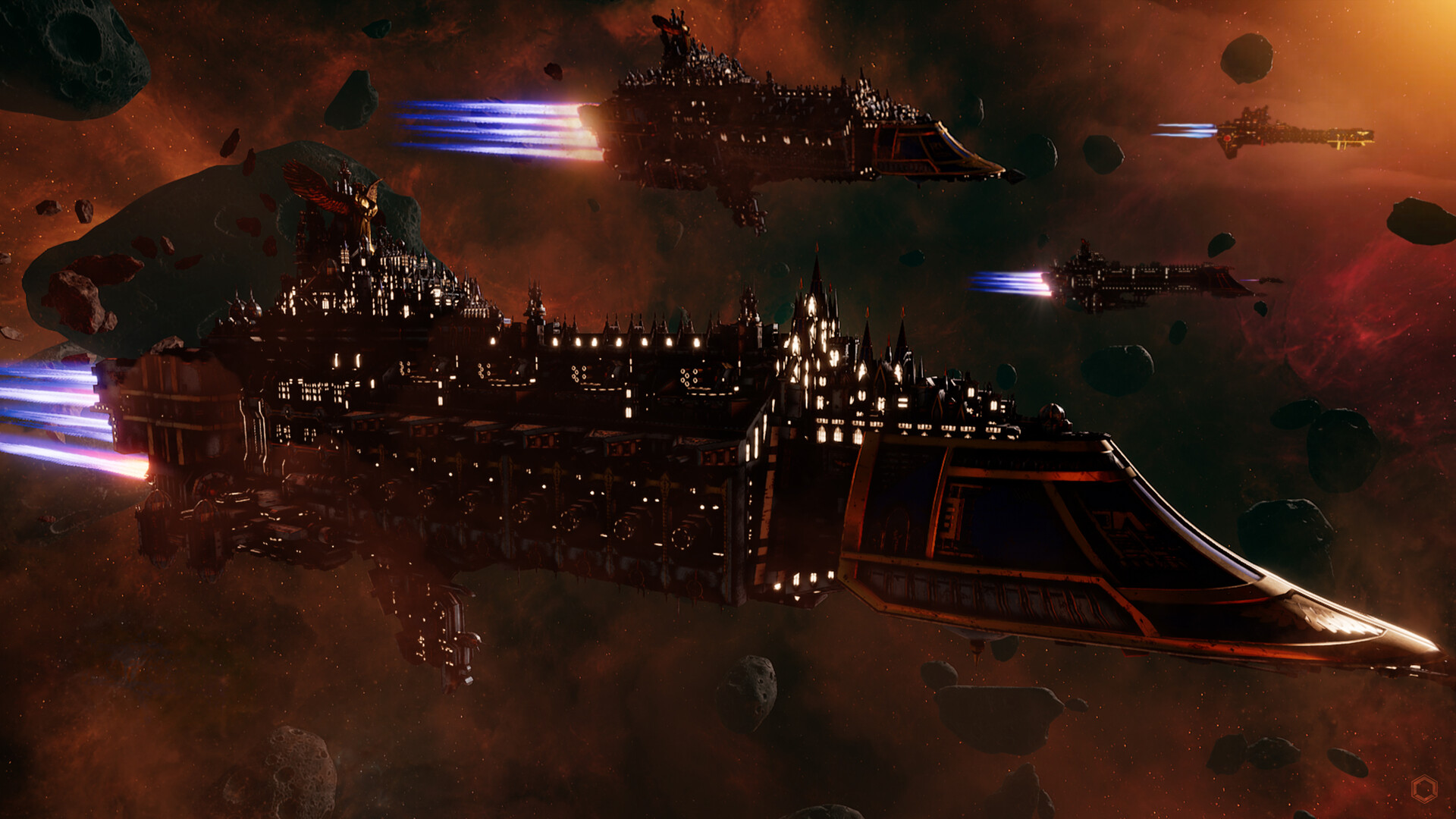 ArtStation - Imperium battleships - Gothics Armada