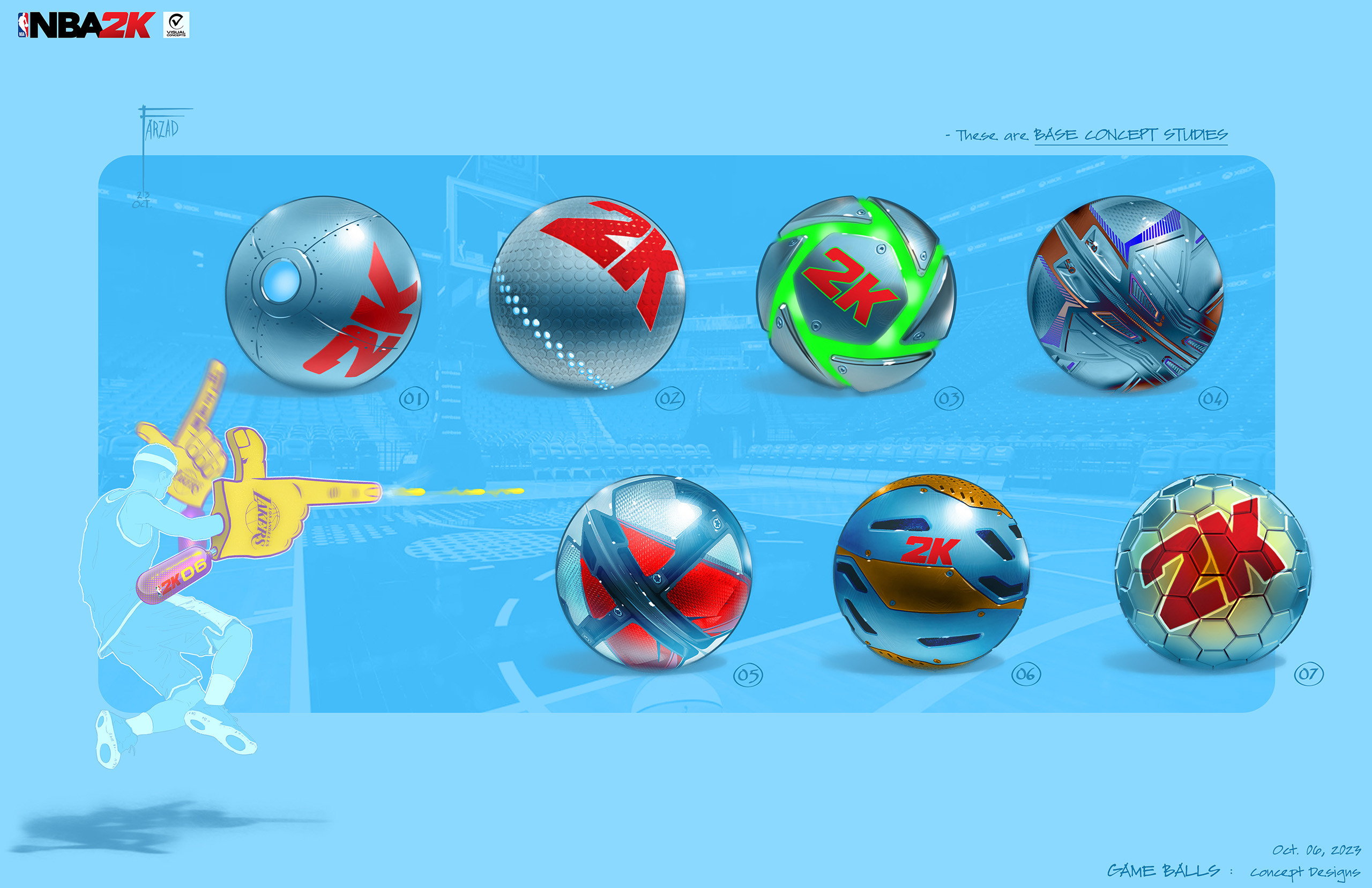 FARZAD V - NBA 2K - GRAVITY BALL: Props