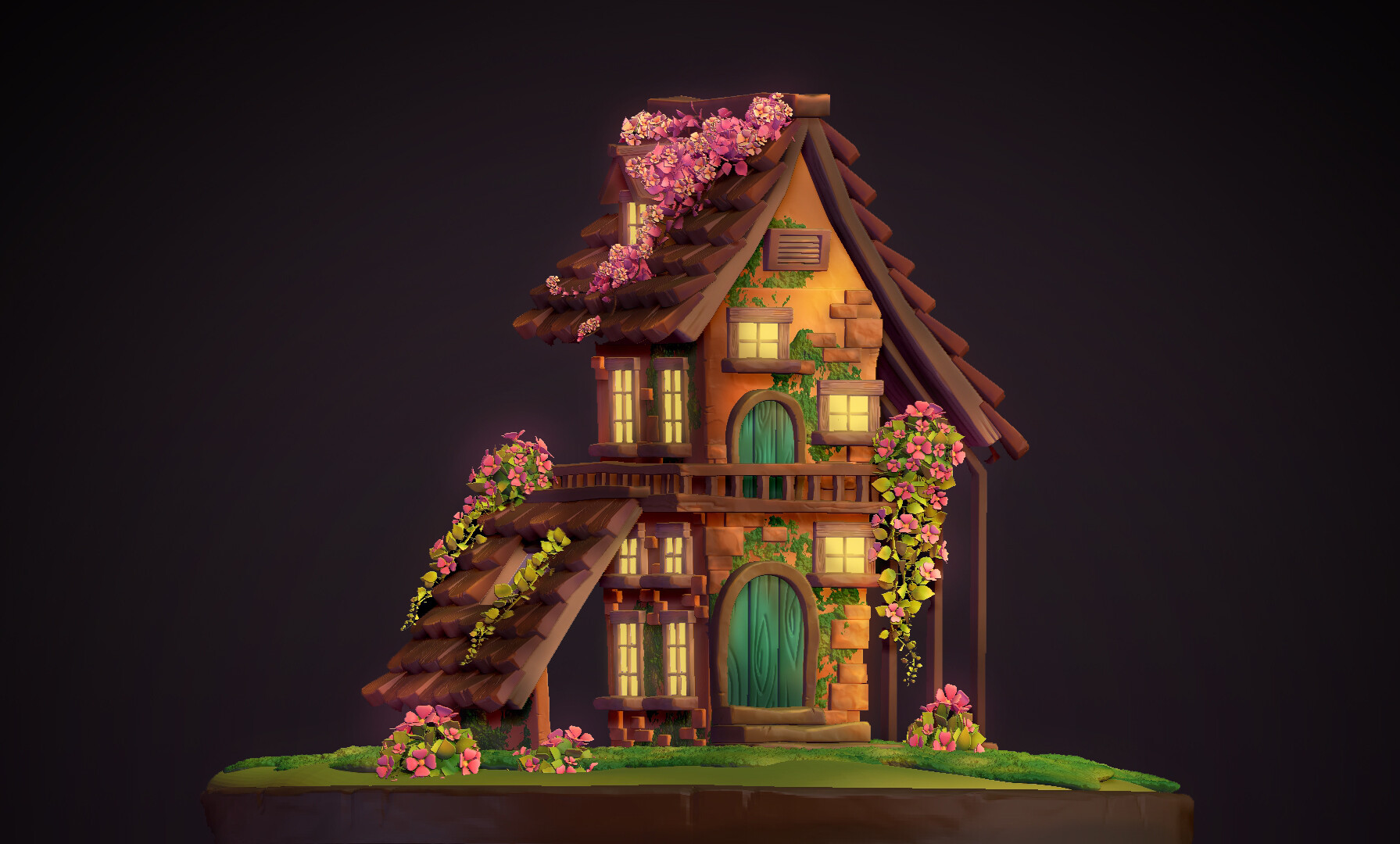 ArtStation - Stylized House 3D Model
