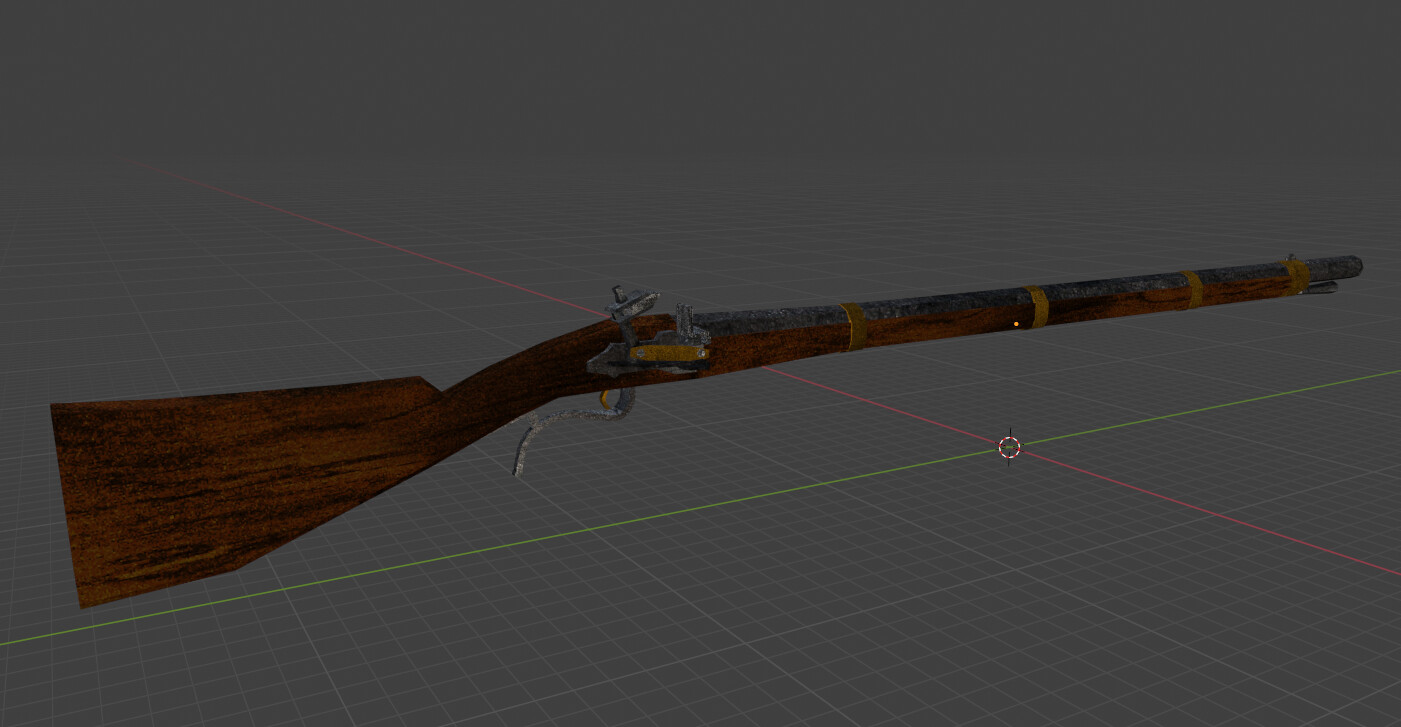 ArtStation - Guns I made in Blender