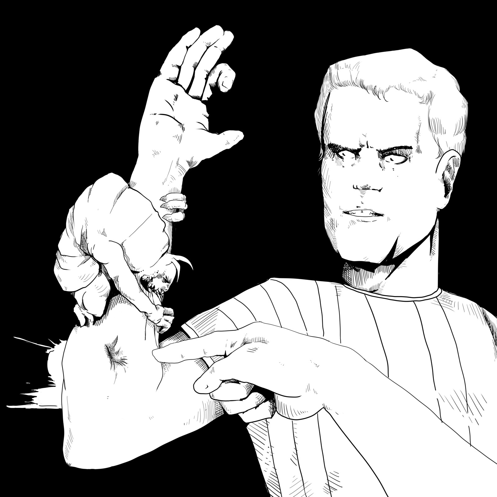 samuel arias - vignette cartoon sketch