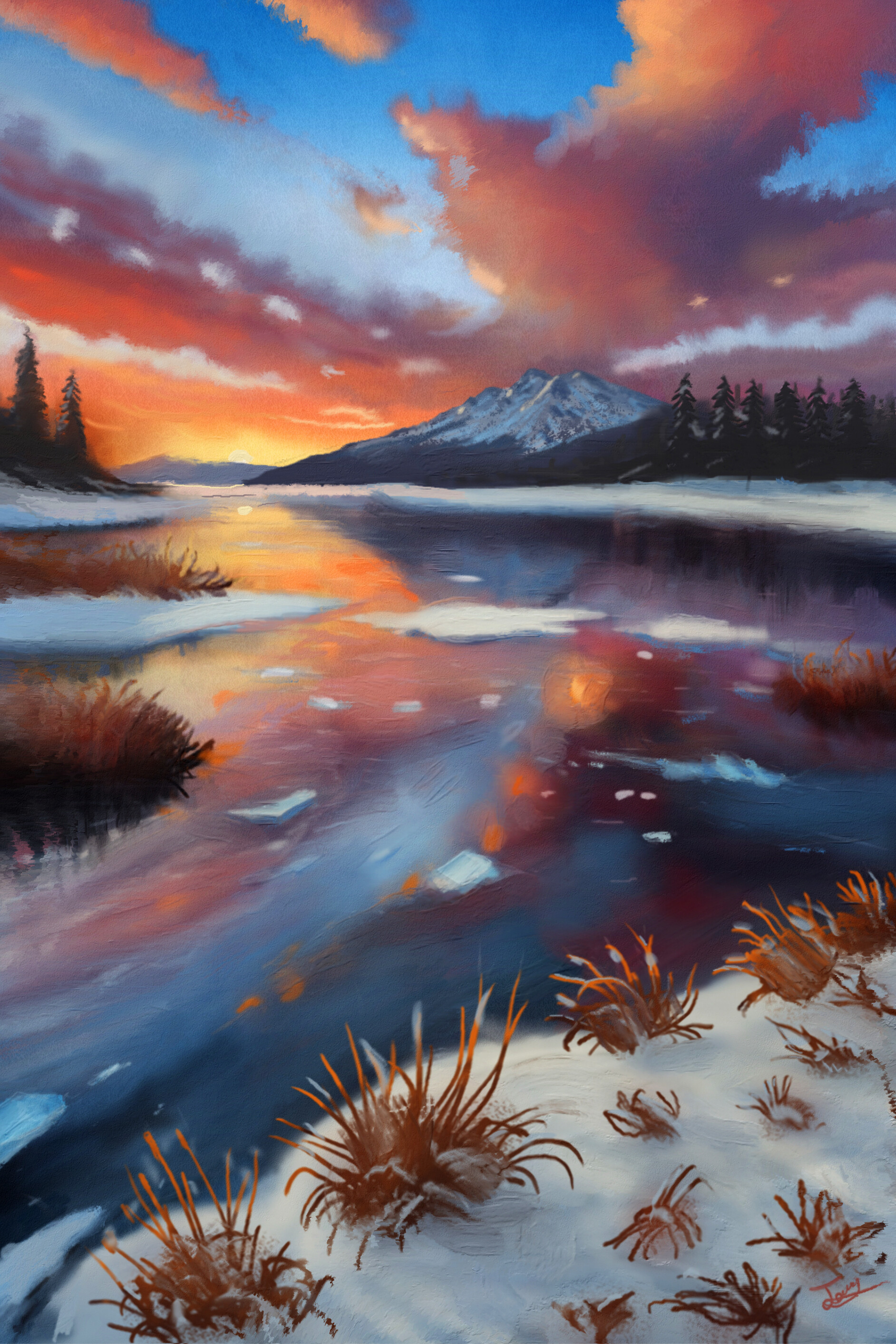 ArtStation - Painting for the December