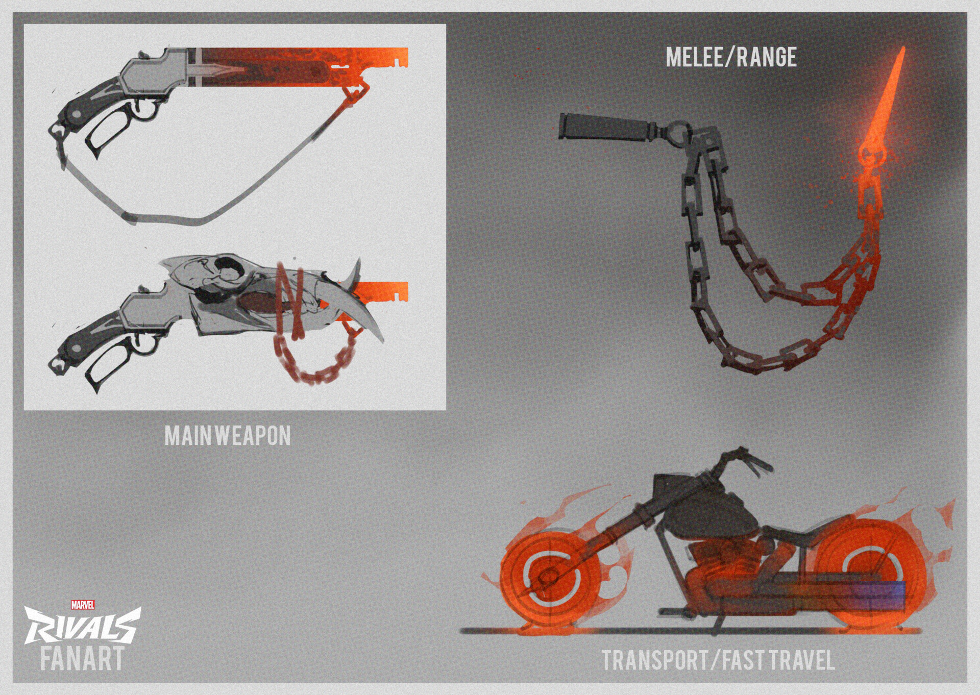 Kirill Ruzanov - Ghost Rider - Marvel Rivals