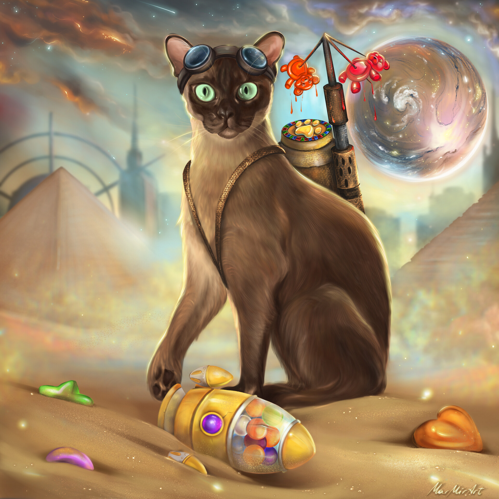 ArtStation - Archie The Cat | Vituss Britva Cat | Fan Art