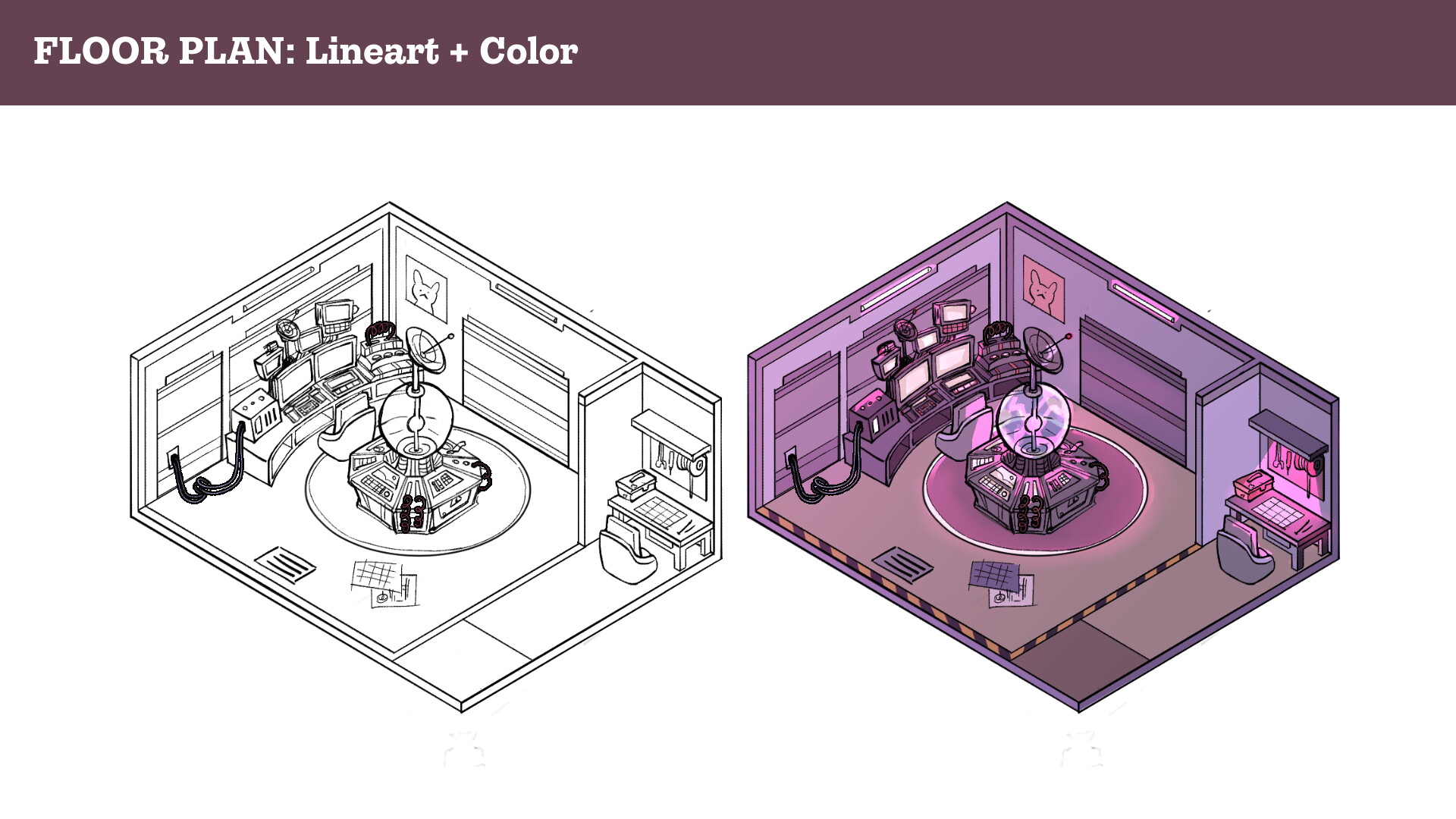 ArtStation - COMMAND CENTER/SPACESHIP INTERIOR CONCEPT
