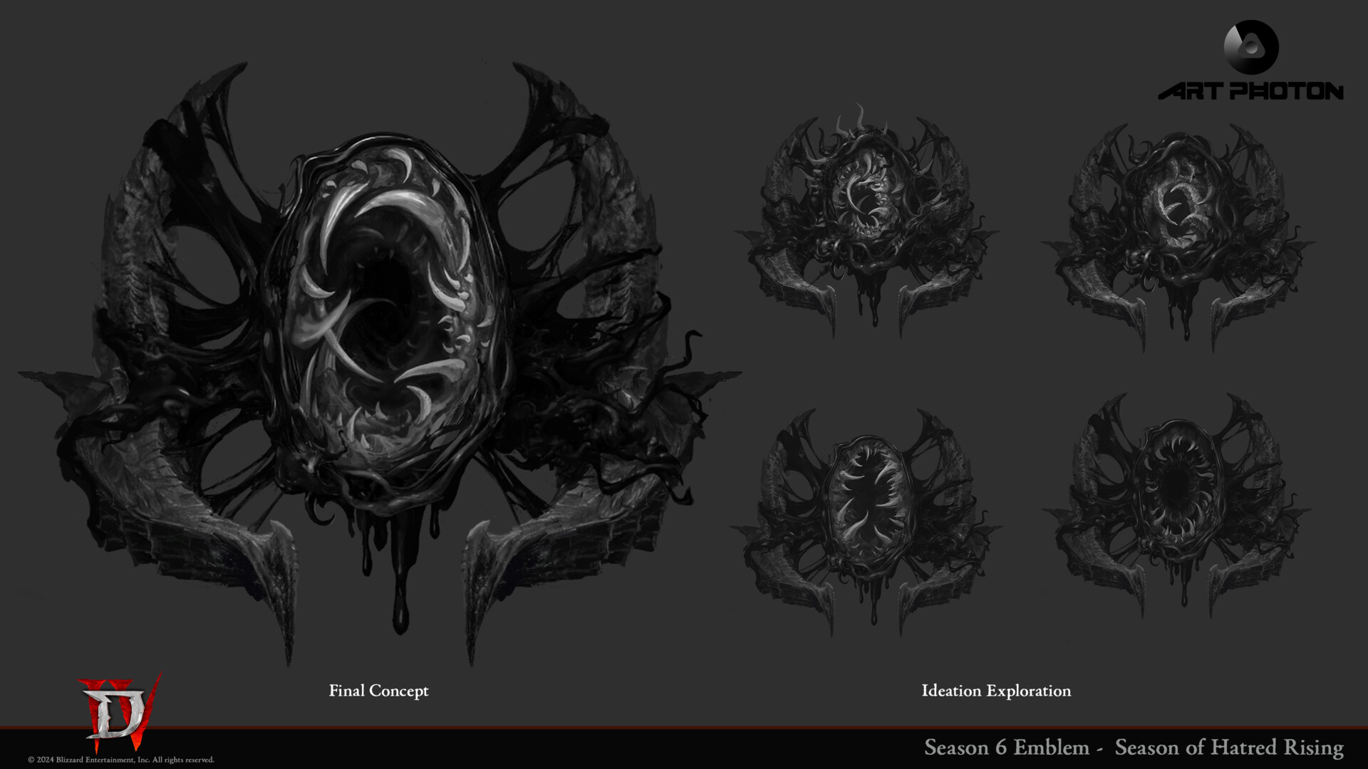 Art Photon Studio - Diablo IV: Season 6 Emblem - Season of Hatred Rising