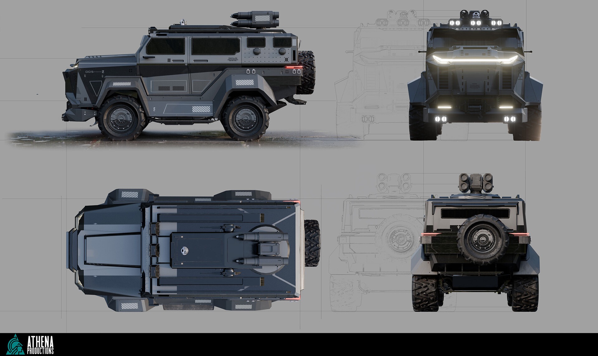 ArtStation - Armored Vehicle Designs
