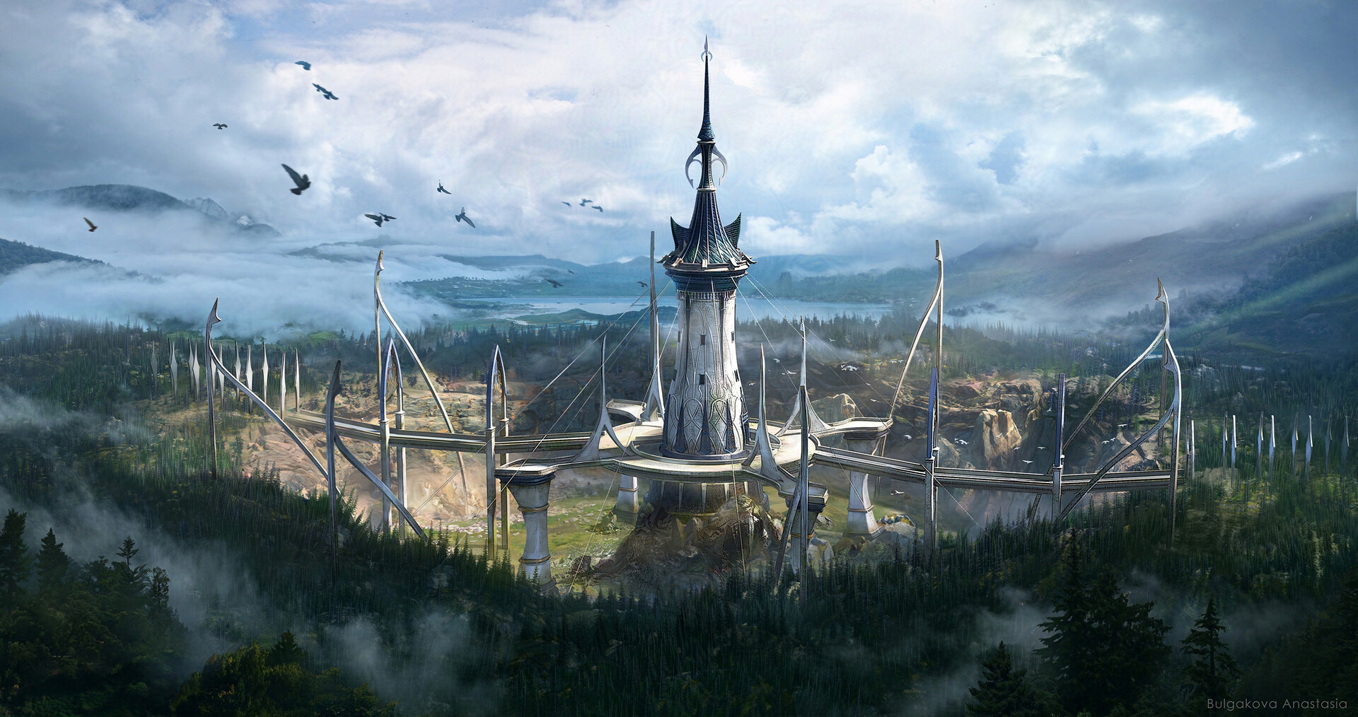 ArtStation - Lineage II: Ivory Tower