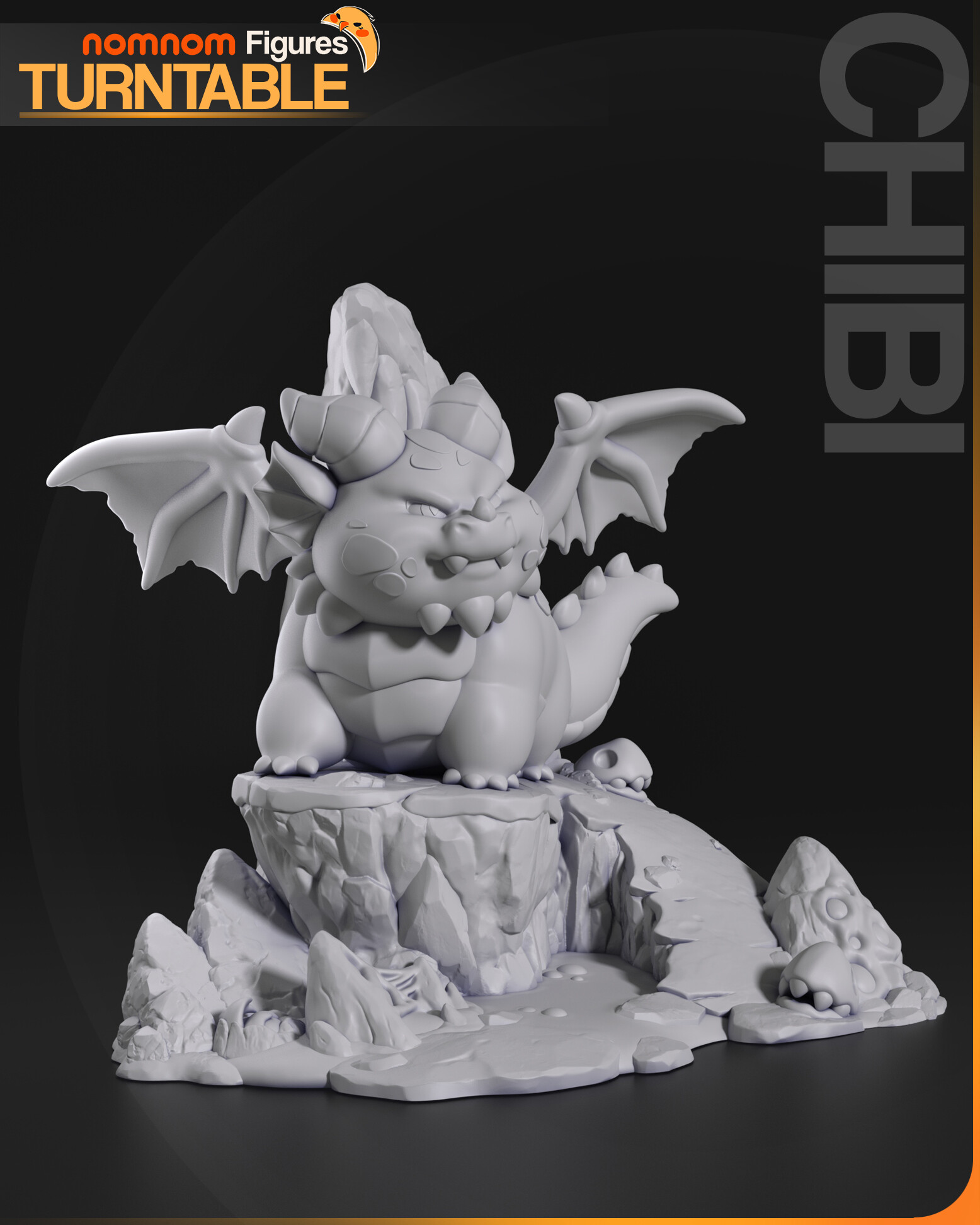 NomNom Figures - Chibi Themberchaud - Dungeons & Dragons