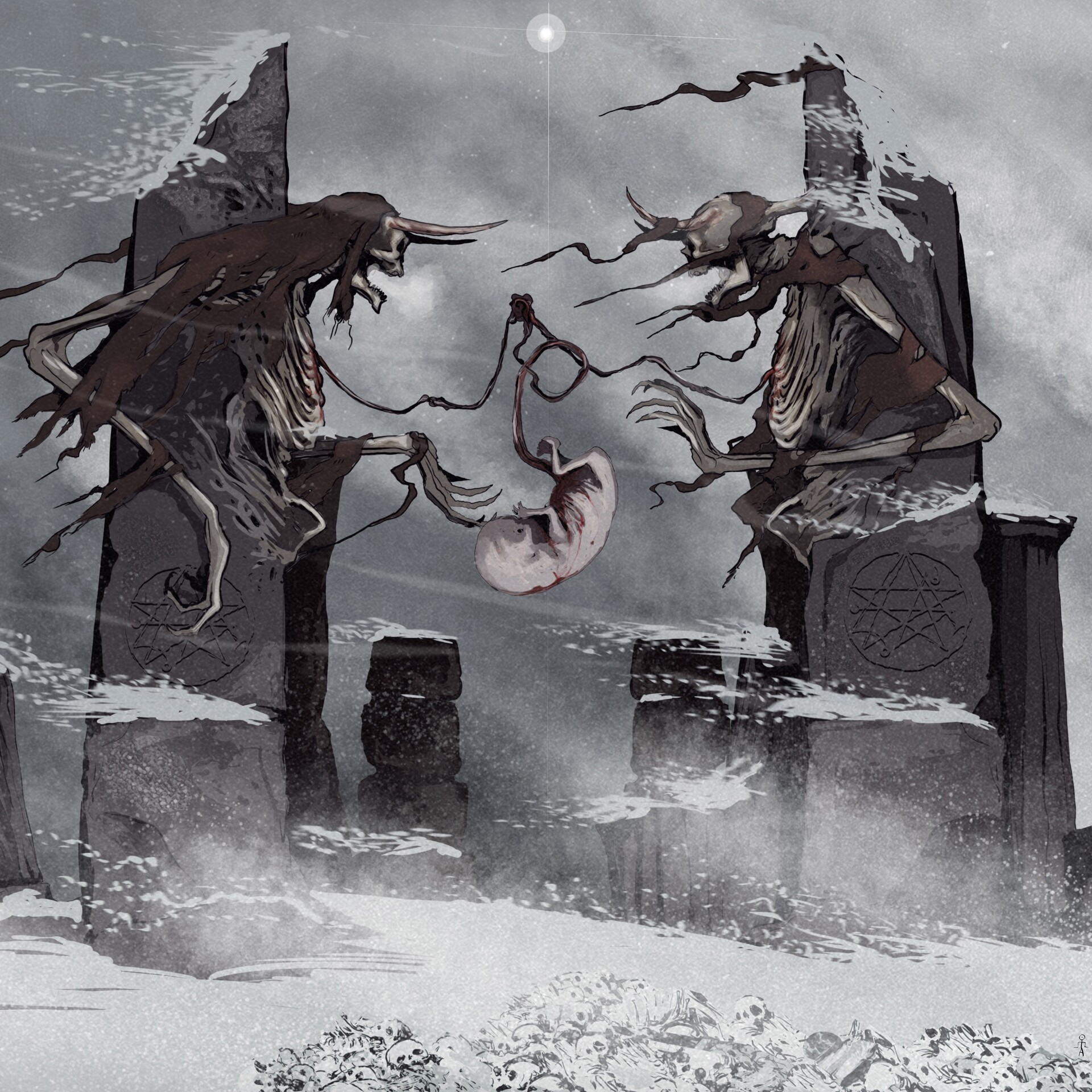 ArtStation - art for a metal band Cryptic Conversion