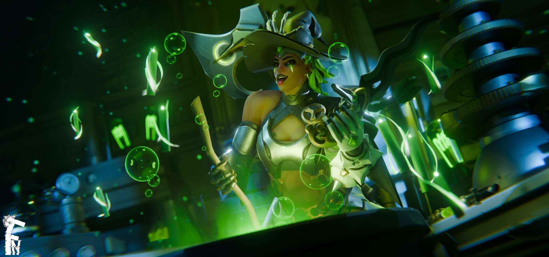 ArtStation - Overwatch - She be brewing