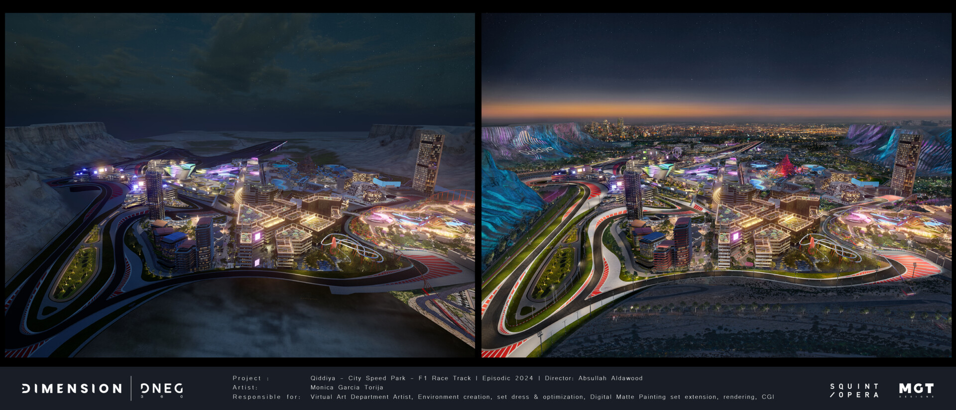 Monica Garcia Torija - Quiddiya F1 Race Track