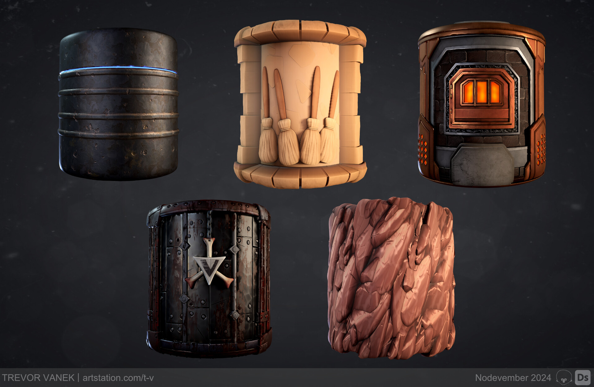 Trevor Vanek - 3D Art - Nodevember 2024