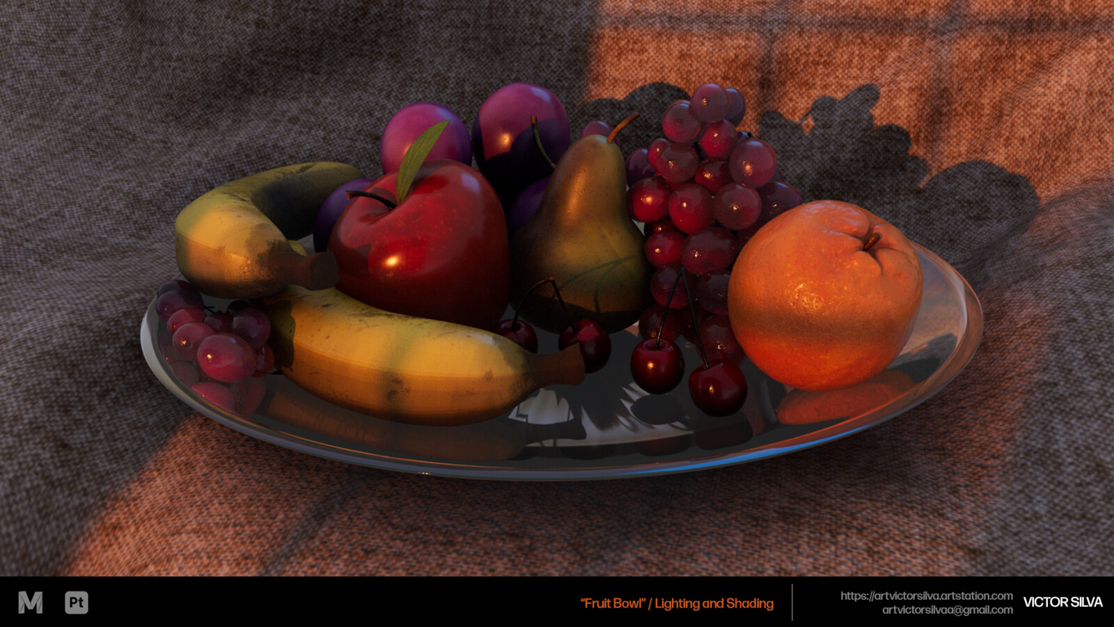 Victor Silva - “Fruitbowl” / Lighting and Shading