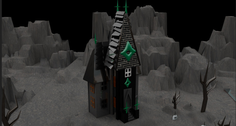 ArtStation - Haunted House Model