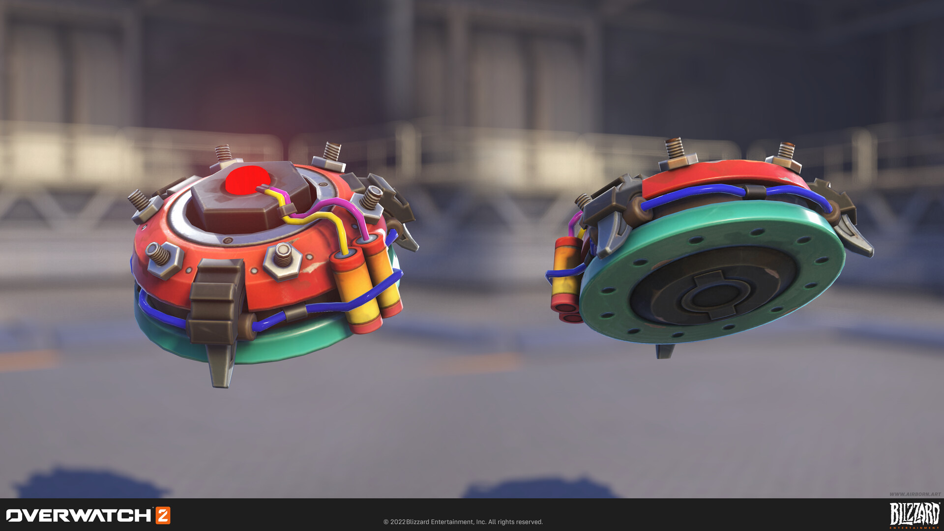 Airborn Studios - Overwatch 2 - Junkbot Junkrat Weapon