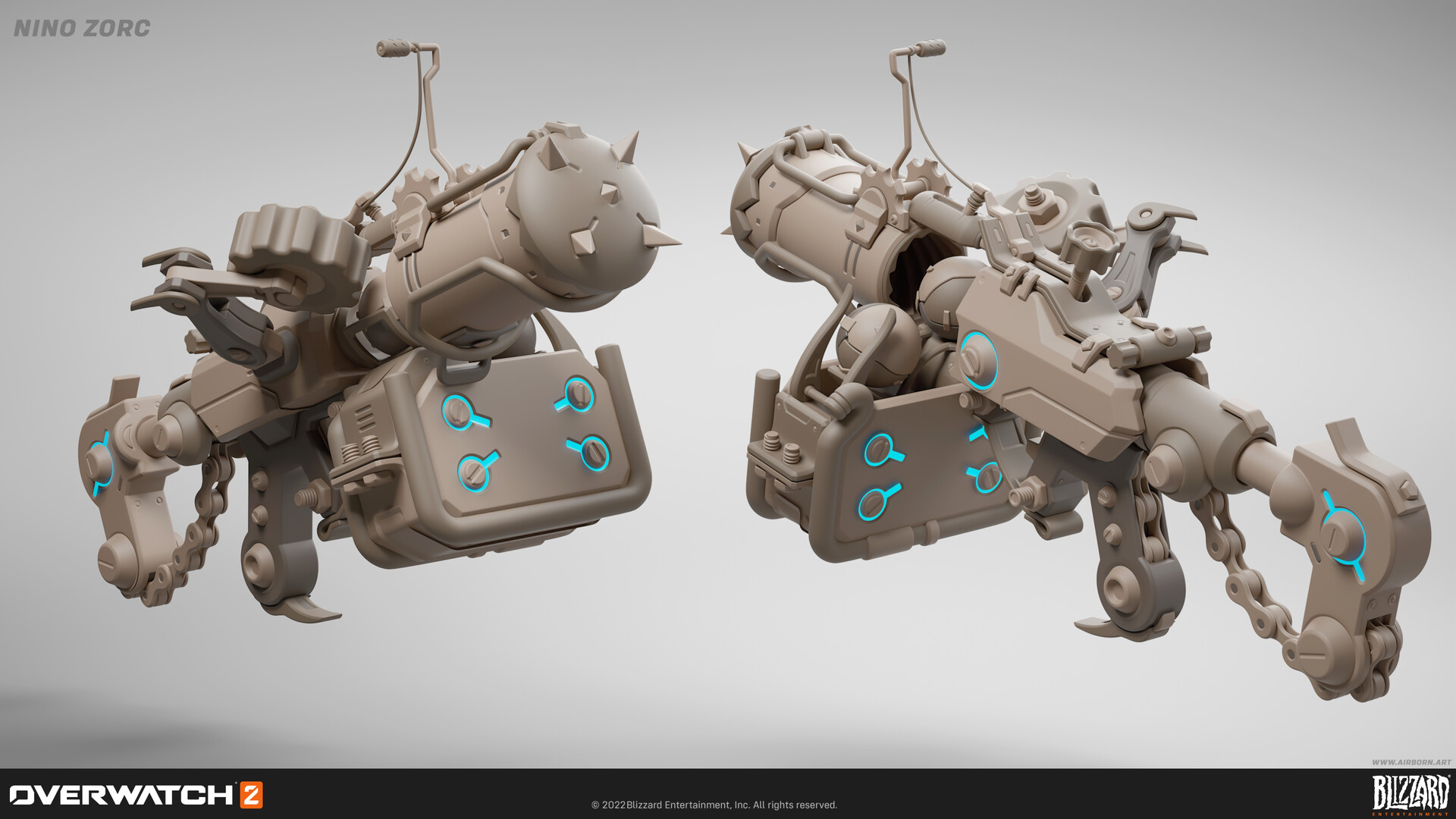 Airborn Studios - Overwatch 2 - Junkbot Junkrat Weapon