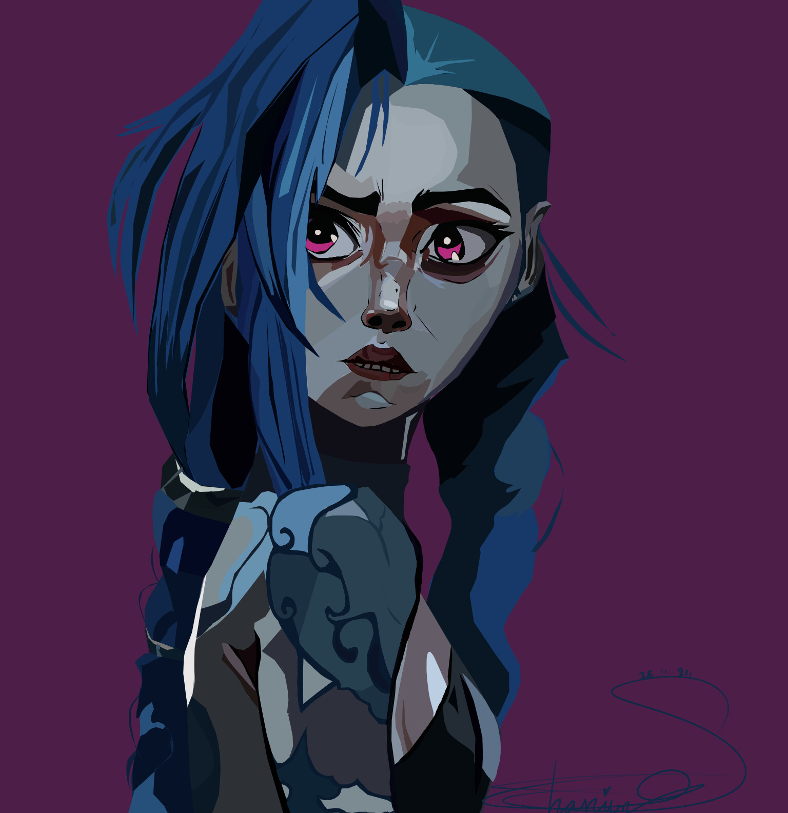 ArtStation - jinx arcane