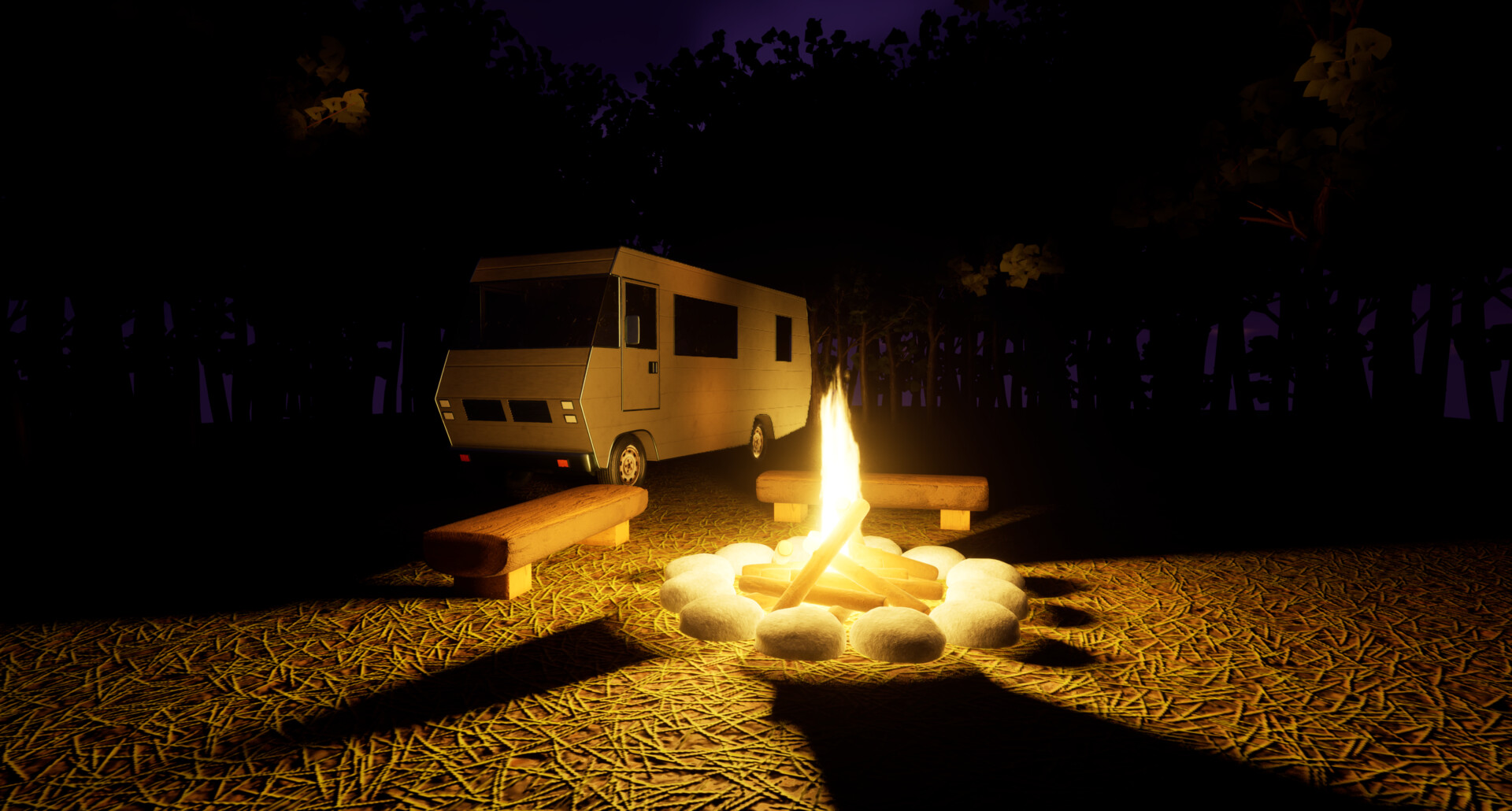 ArtStation - Overnight camping