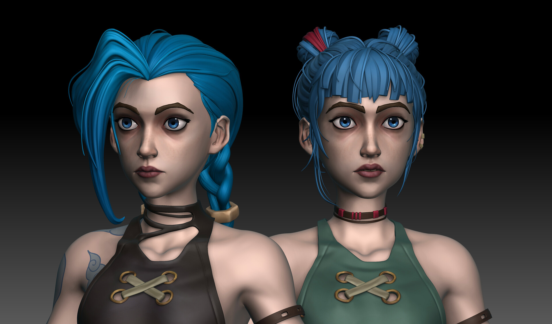 ArtStation - Jinx and Powder