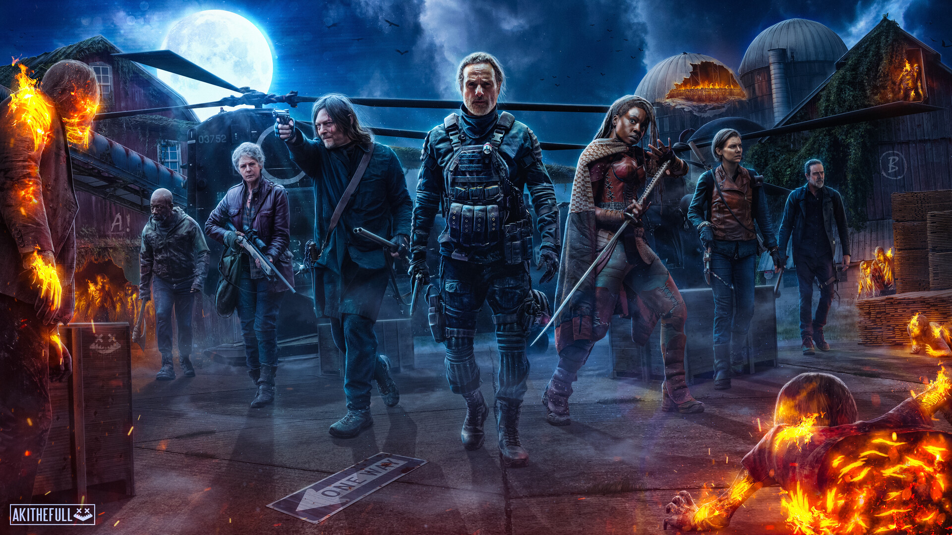 ArtStation - The Walking Dead Halloween Special - Cover Artwork