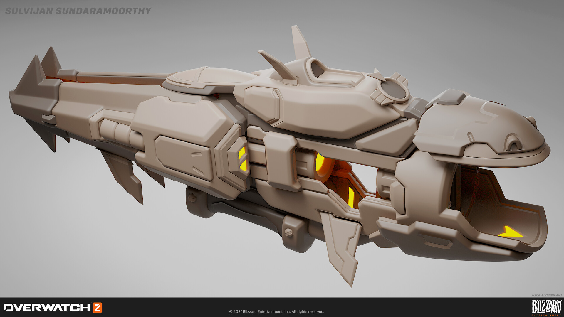 Airborn Studios - Overwatch 2 - Ultrawatch Sojourn weapon