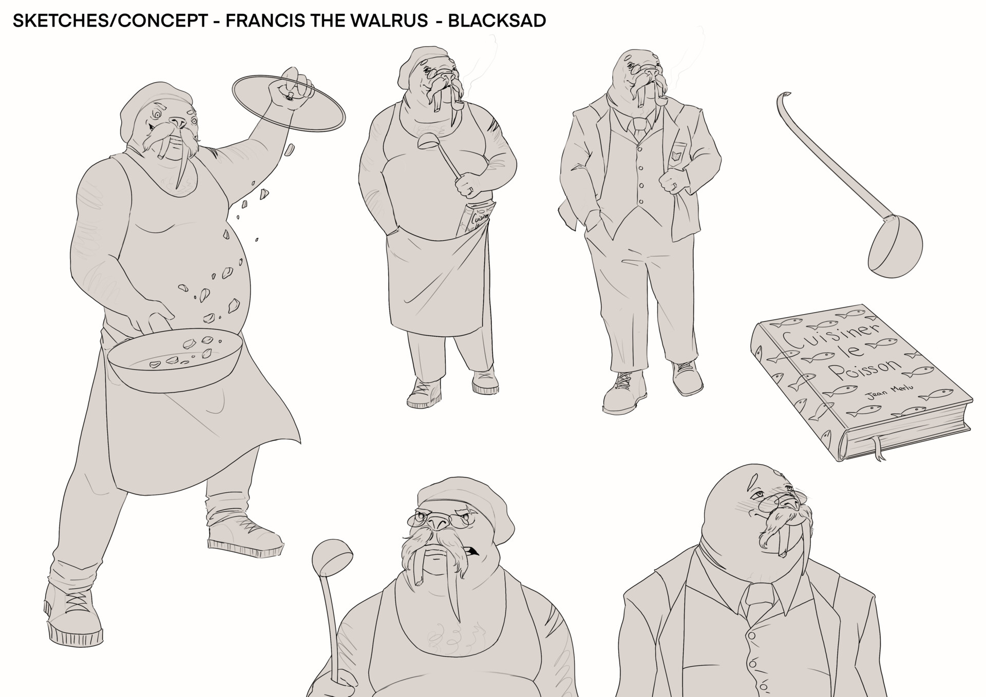 ArtStation - Concept Blacksad Character