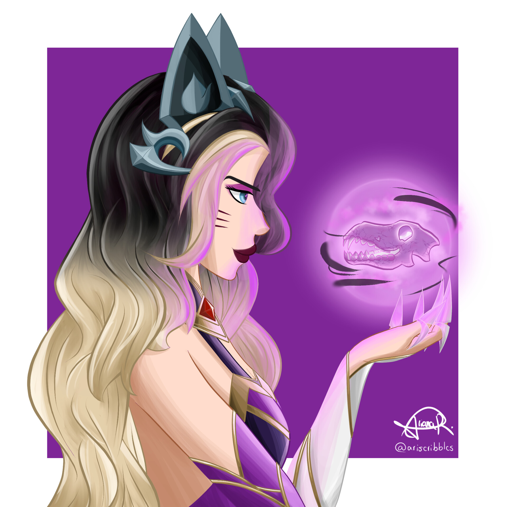 Artstation Coven Ahri Fan Art