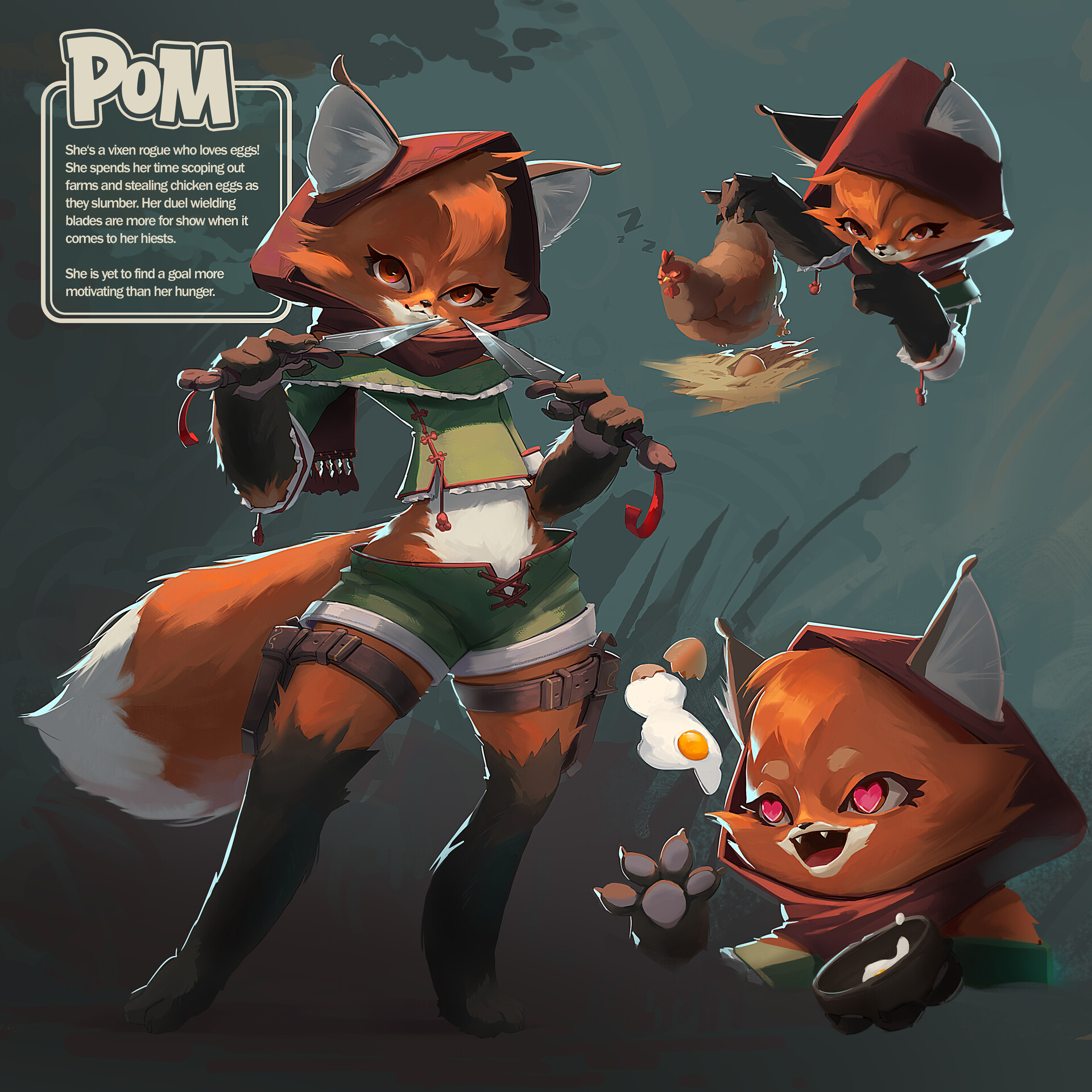 ArtStation - Pom - Egg Thief