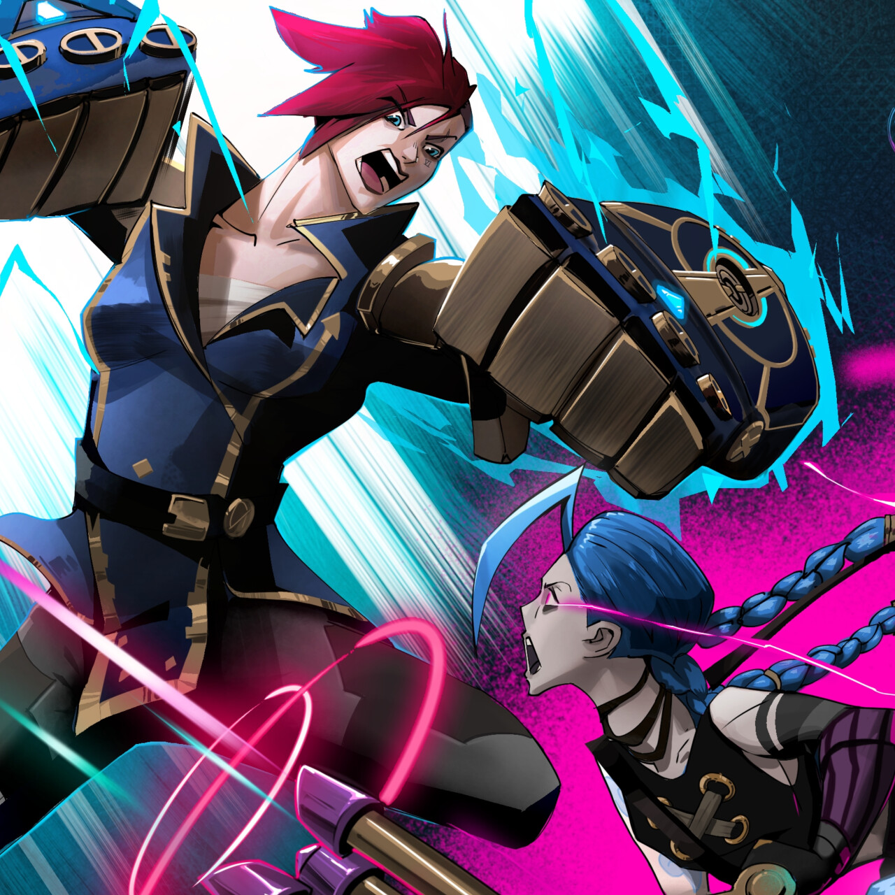ArtStation - Jinx vs Vi