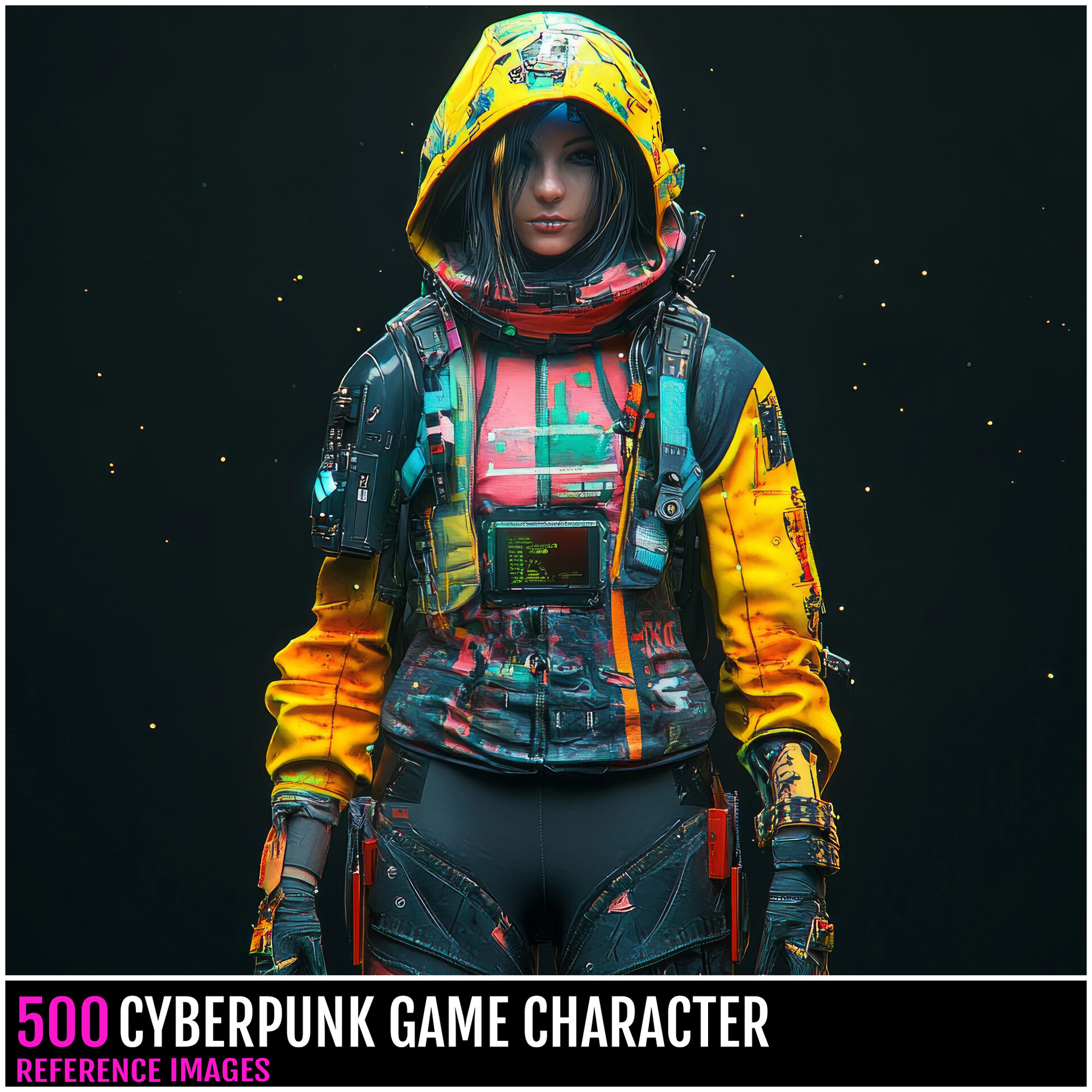 ArtStation - 500 CYBERPUNK GAME CHARACTER