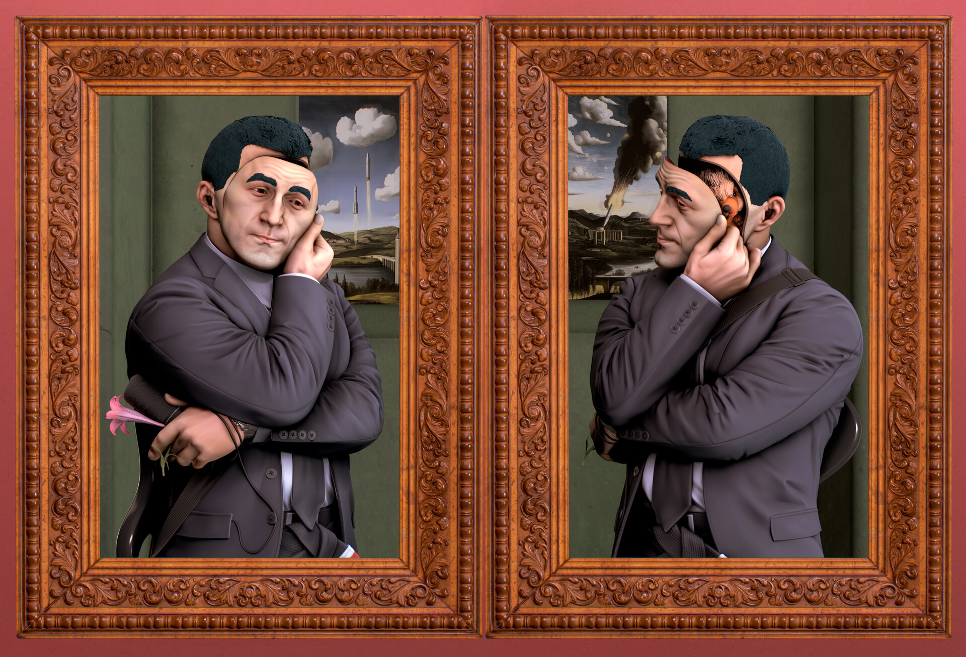 ArtStation - Lex Fridman As 3D Experiment