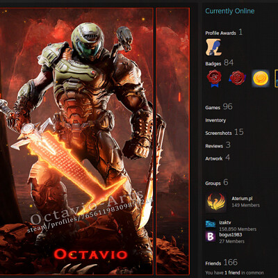 Octavio Steam Artwork