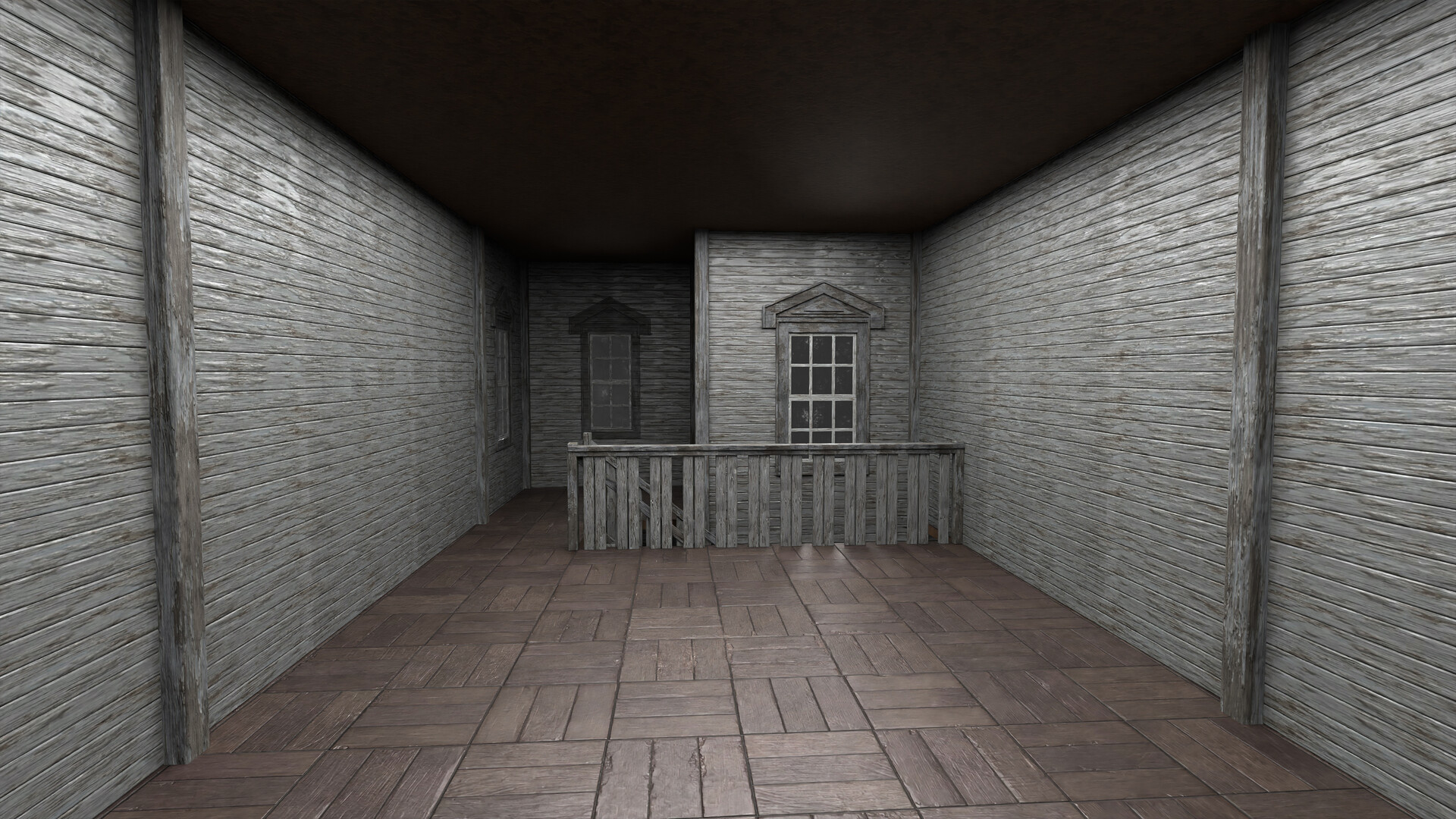 HT 3d Studio - Old Abandoned House 1 - game assets - 3d house