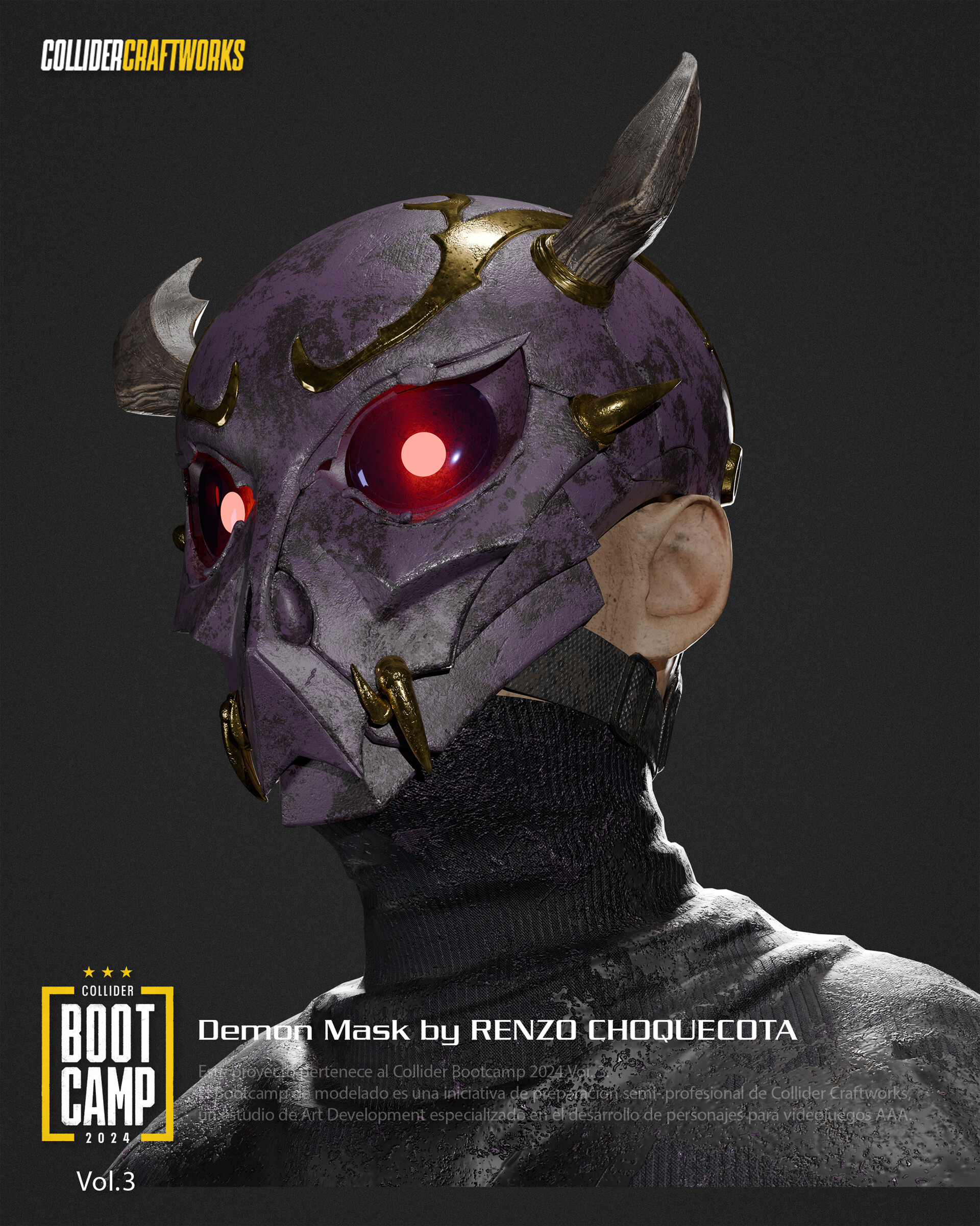 Renzo Ch_S - Cyberpunk Demon Mask