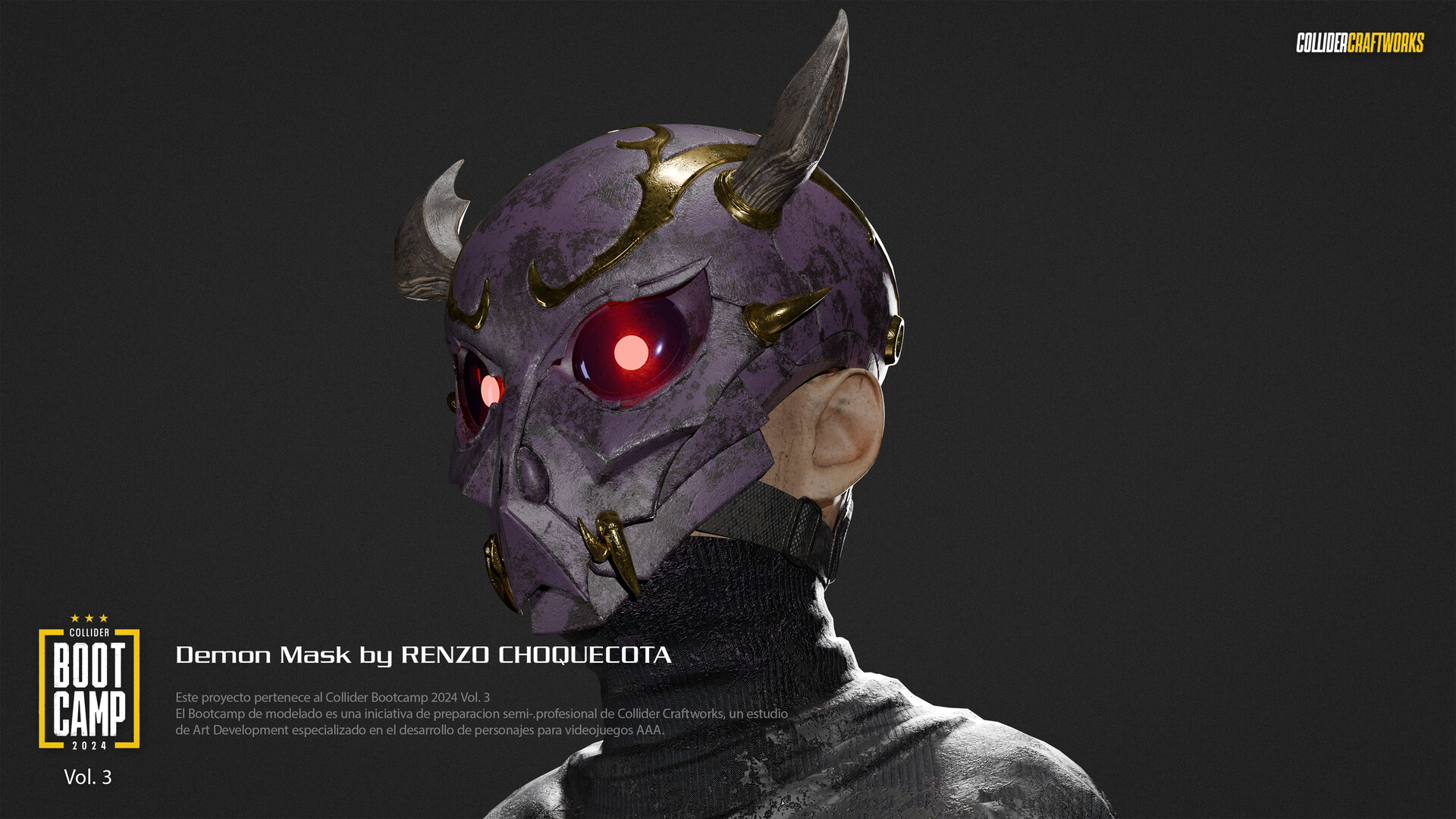 Renzo Ch_S - Cyberpunk Demon Mask