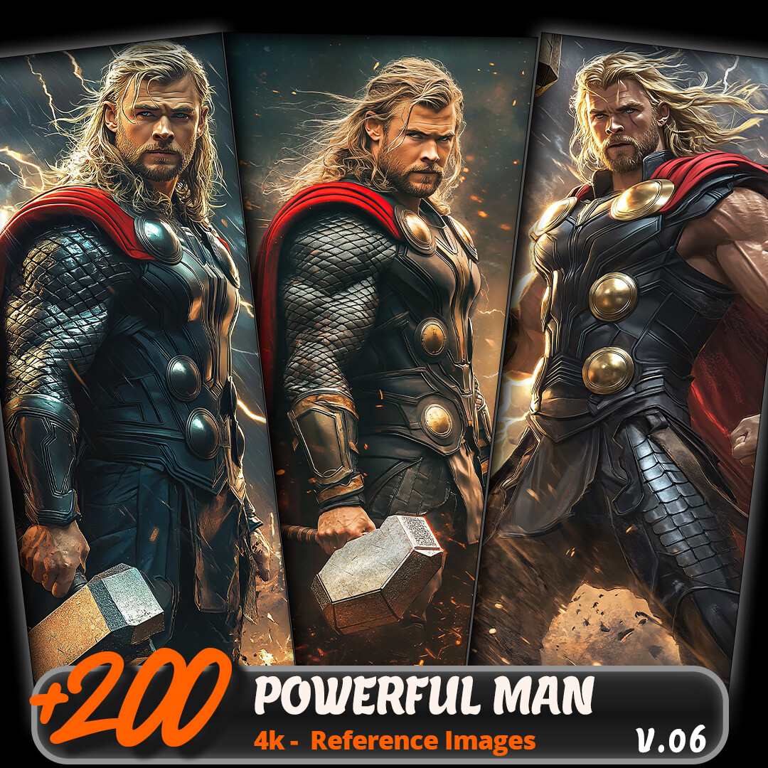 ArtStation - POWERFUL MAN VOL. 06/ 4K/ Reference Image