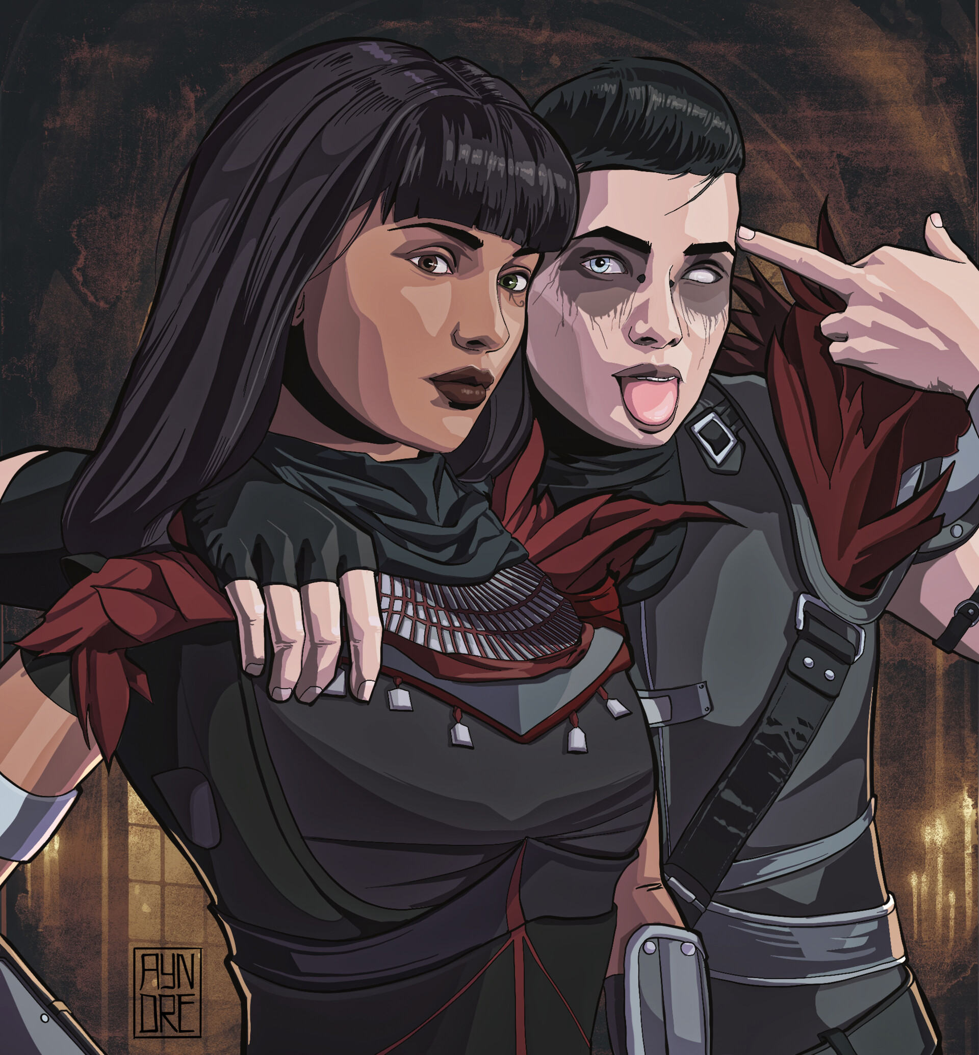 ArtStation - Character Art: Dynamic Duo - Fantasy Couple (commissions ...