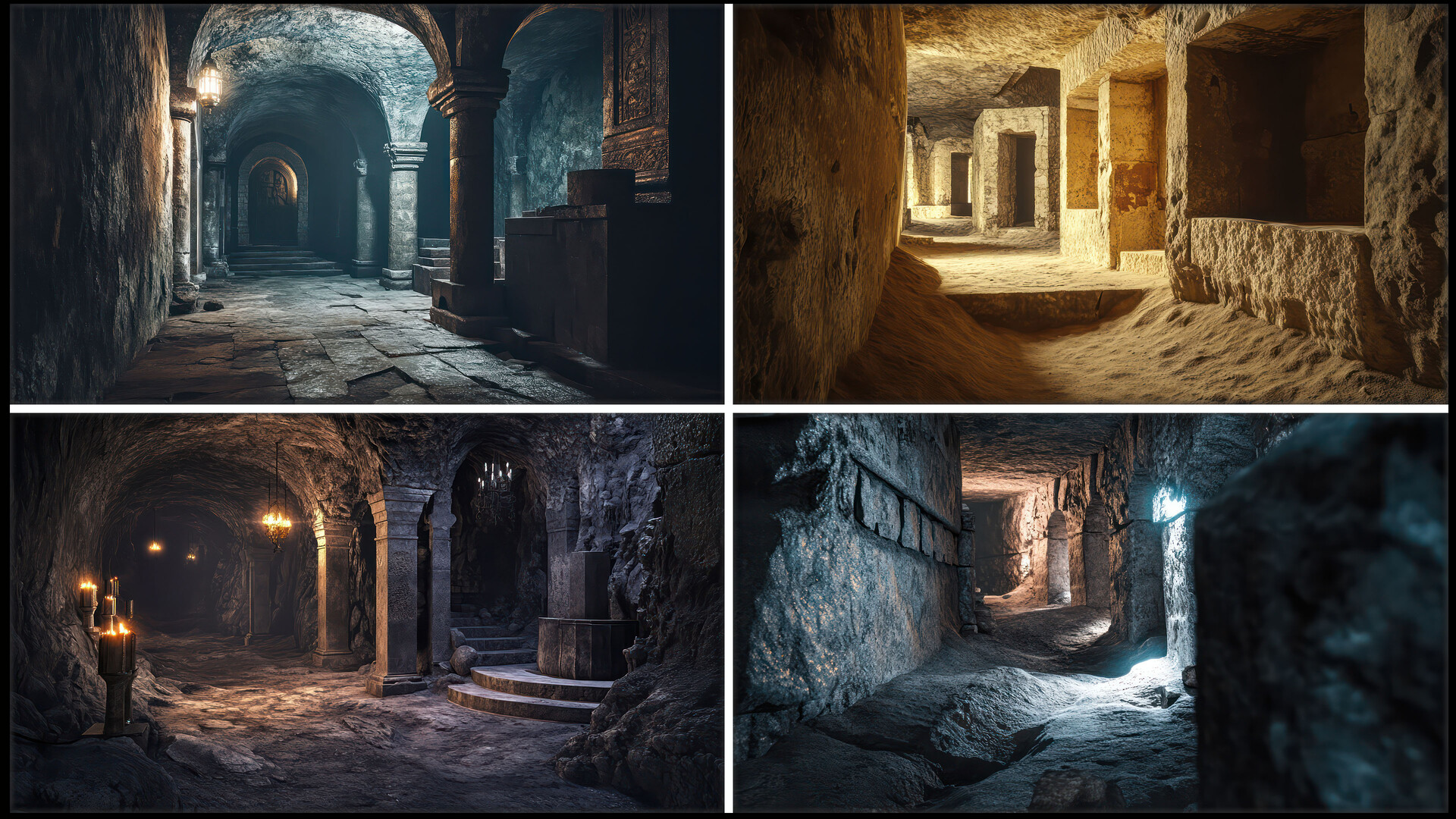 Ferial Concept - 🔹300 Ancient Catacombs - Environment Concept Reference ...