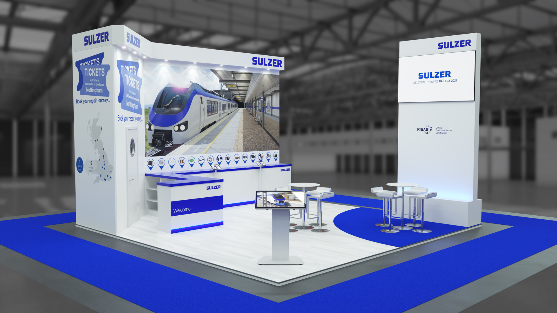 ArtStation - Sulzer Railtex - NEC Stand