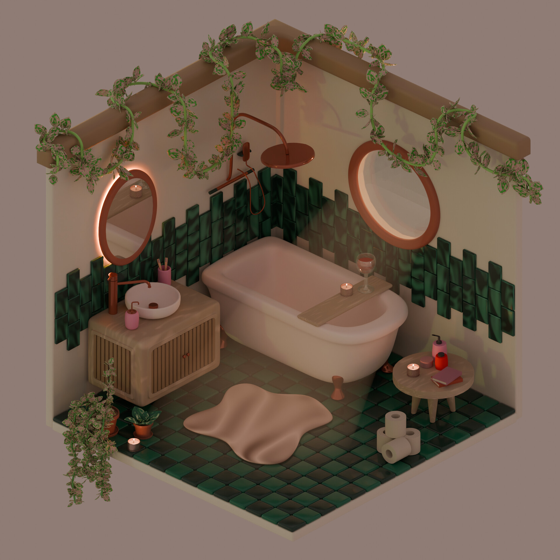 ArtStation - Bathroom