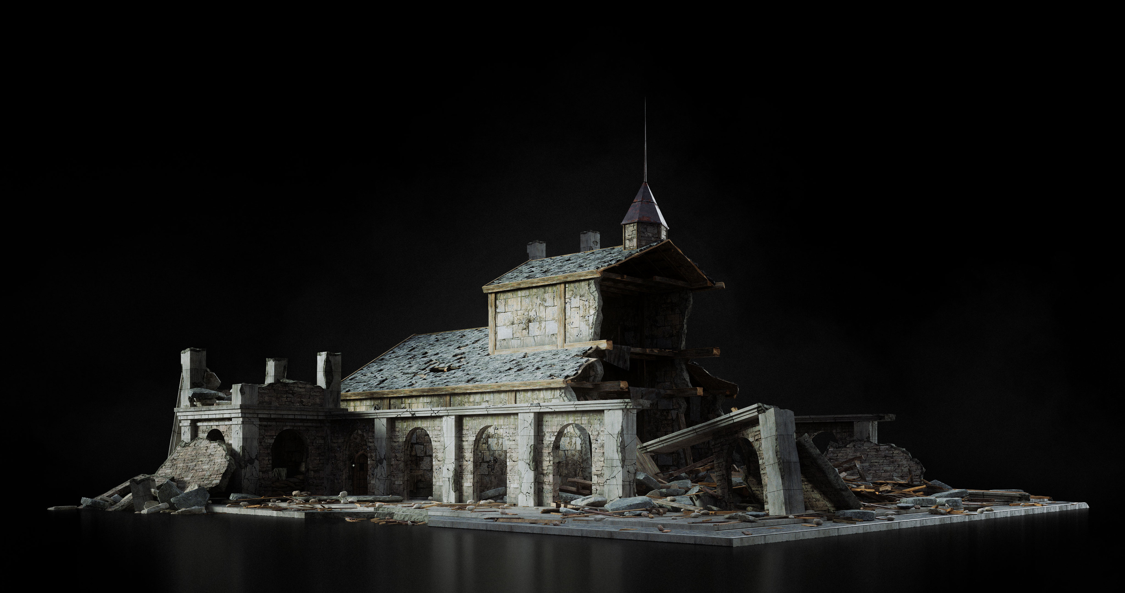 KitBash3D - "World War 2" - 3D Models and Materials Kit