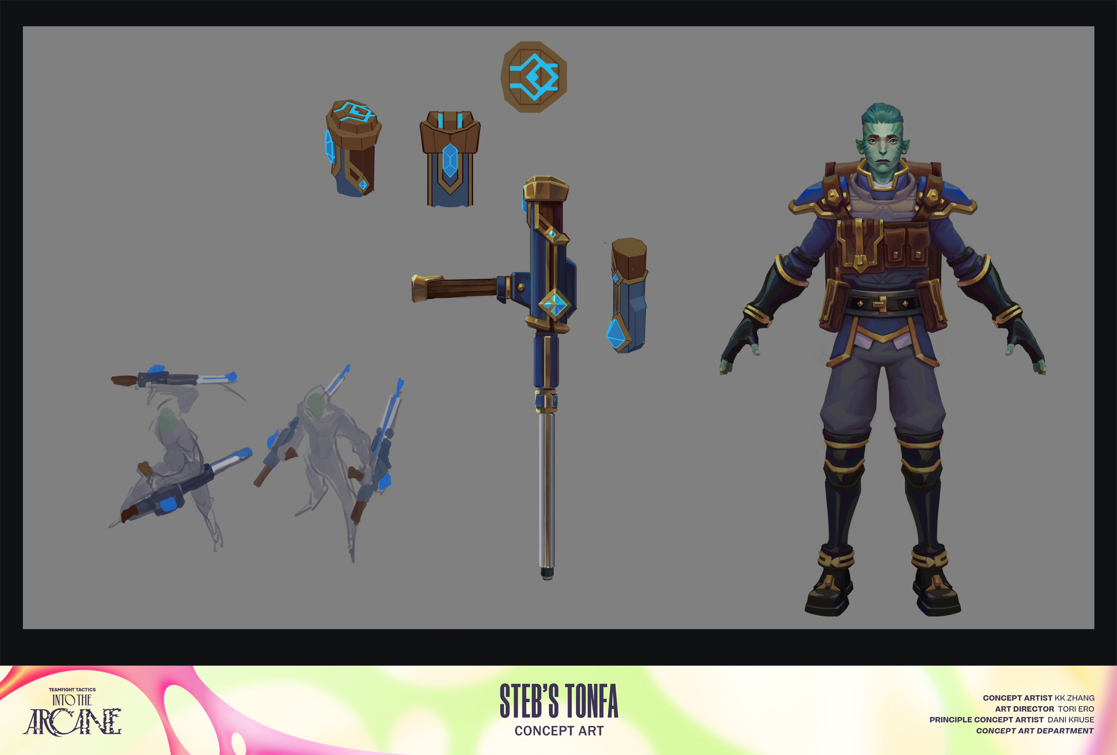 KK Zhang - TFT Set 13 Into The Arcane Champion Concept