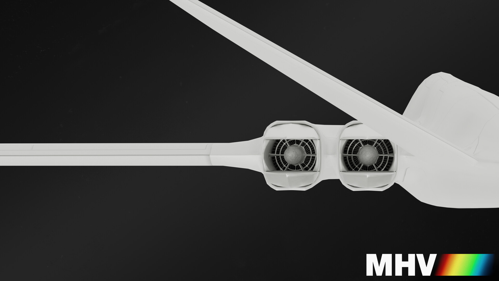 MHV - Stealth Drone 3D Asset + Concept
