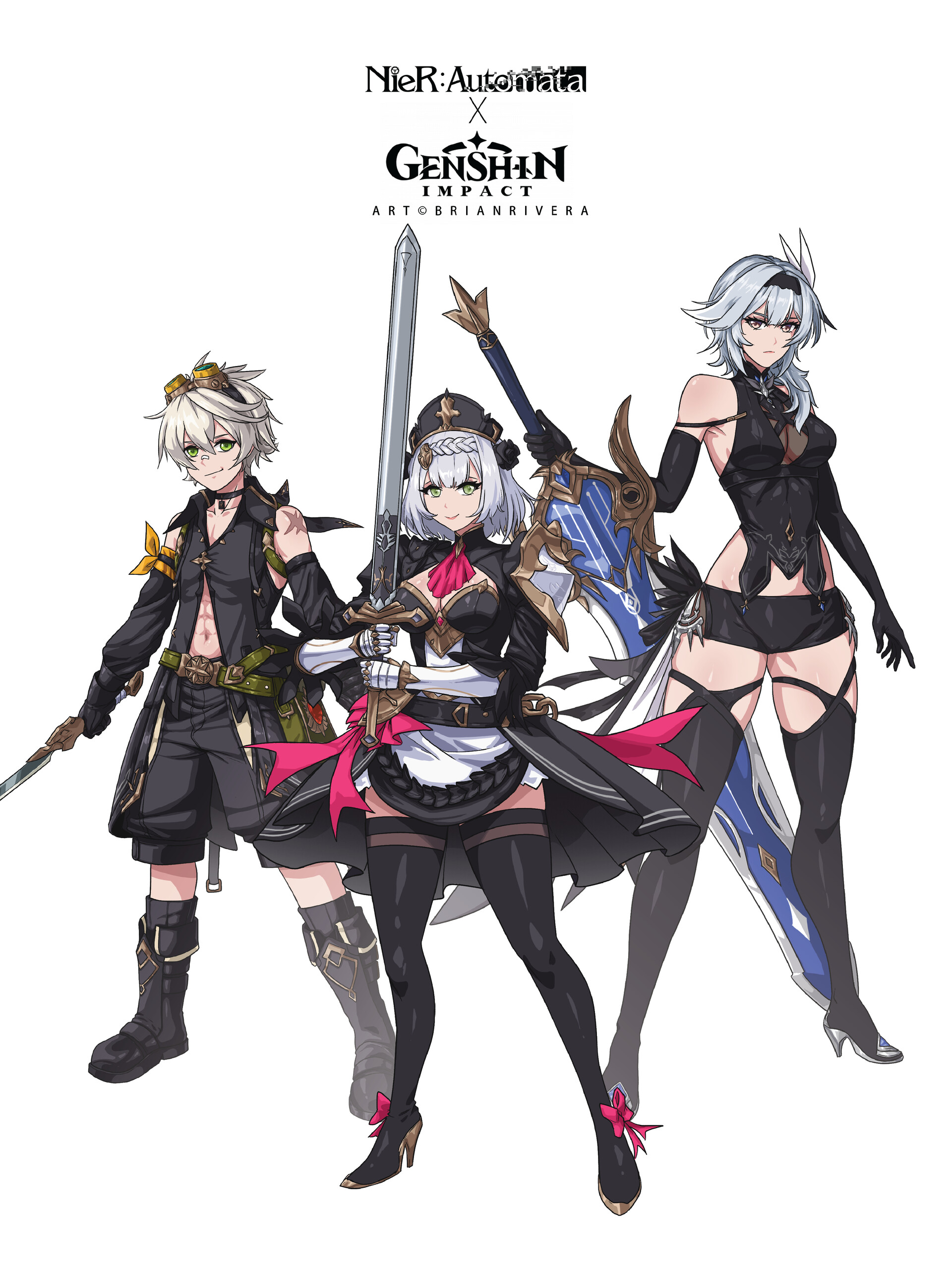 ArtStation - Nier x Genshin