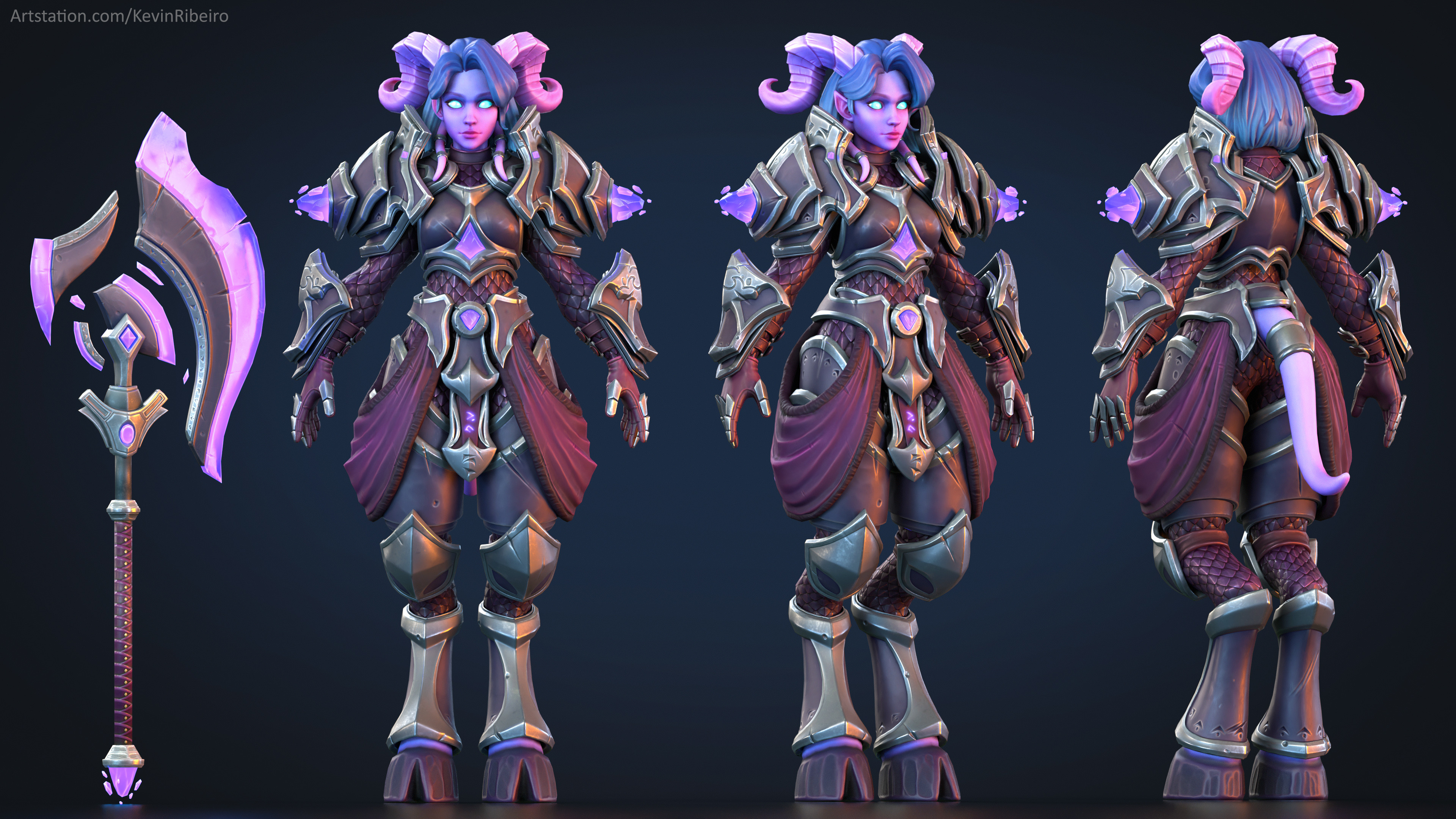 Paladina Draenei Feminina Female Lightforged Draenei Paladin Outfit