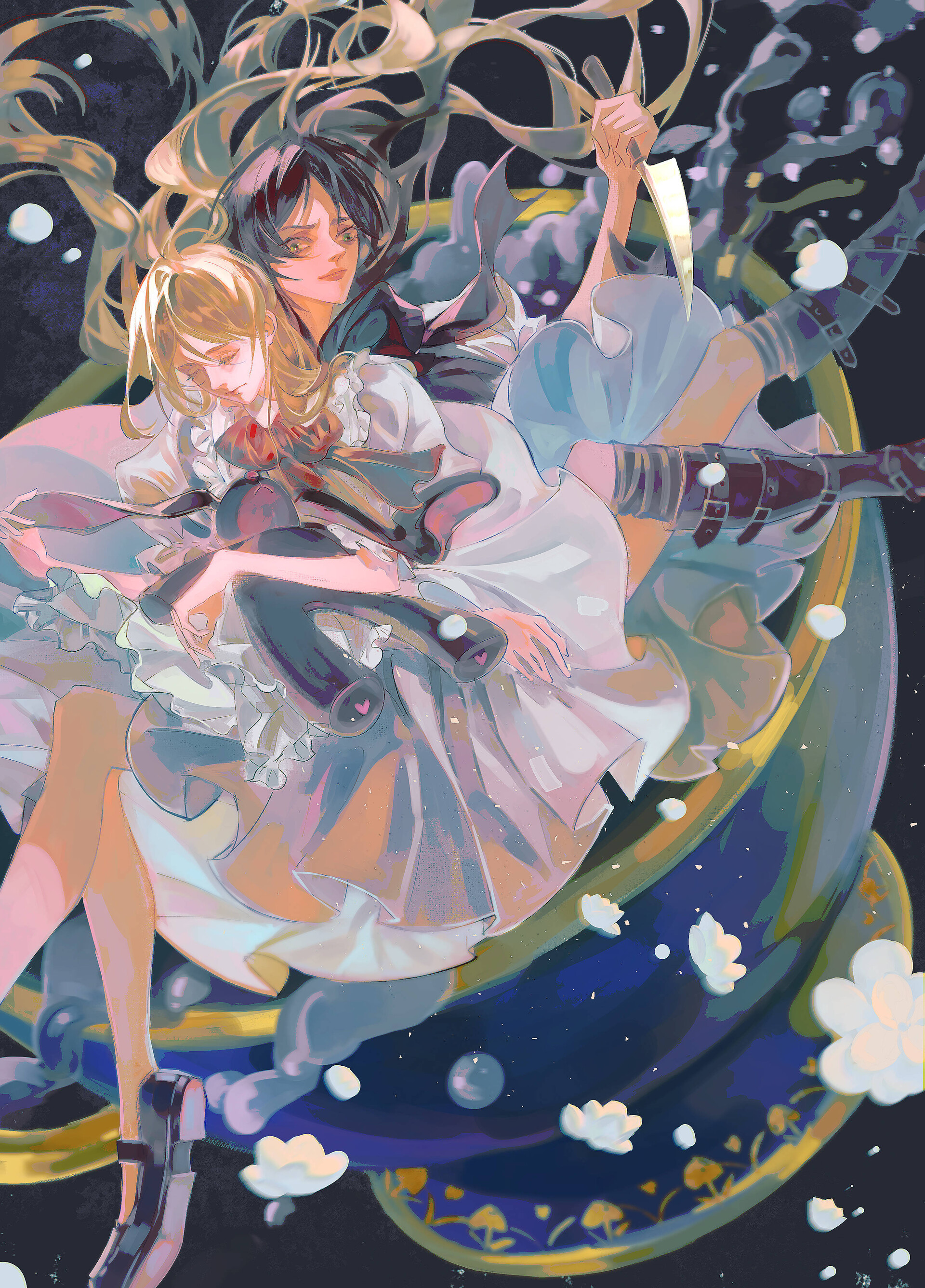 ArtStation - Alices in a cup