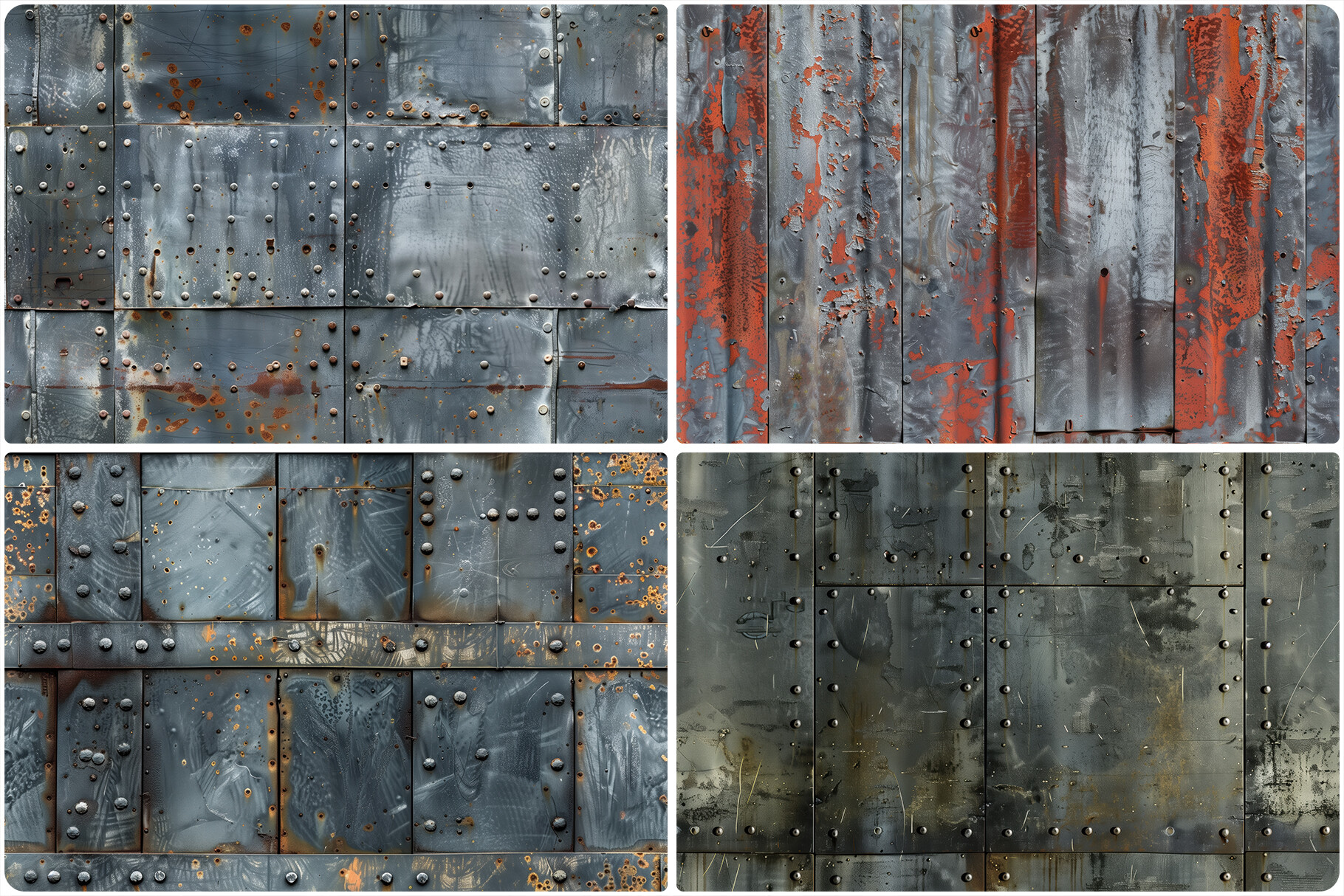 Alexander Nedviga - 30 Metal Wall Texture Backgrounds